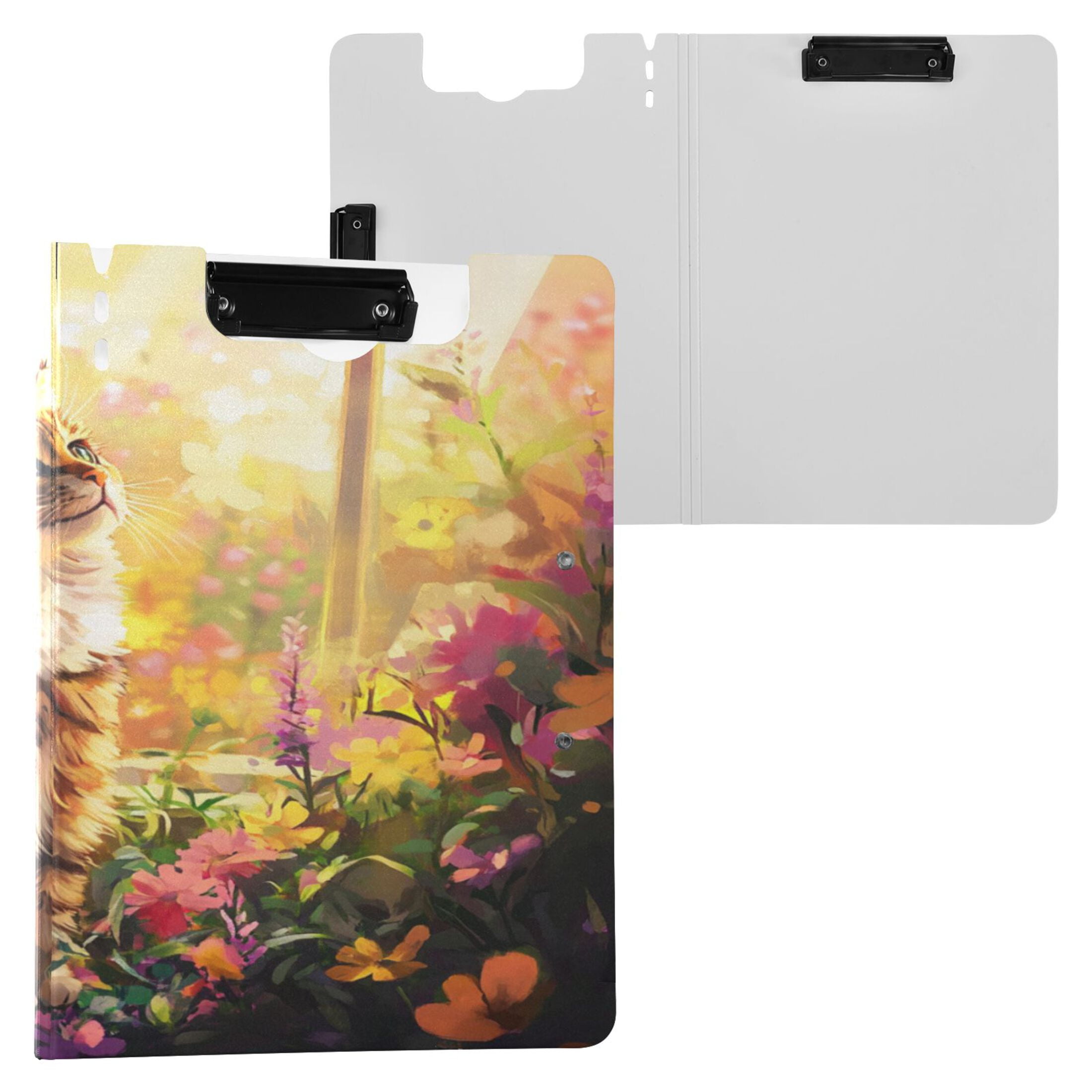 BZSMCE Clipboard Folder A4 Foldable Clipboards With 0_0 (7) Printed ...