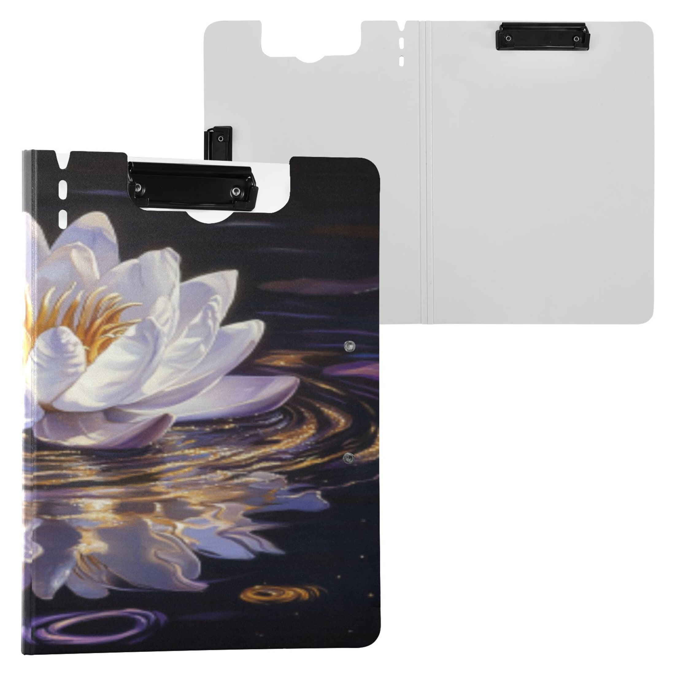 BZSMCE Clipboard Folder A4 Foldable Clipboards With Celestial Lily ...