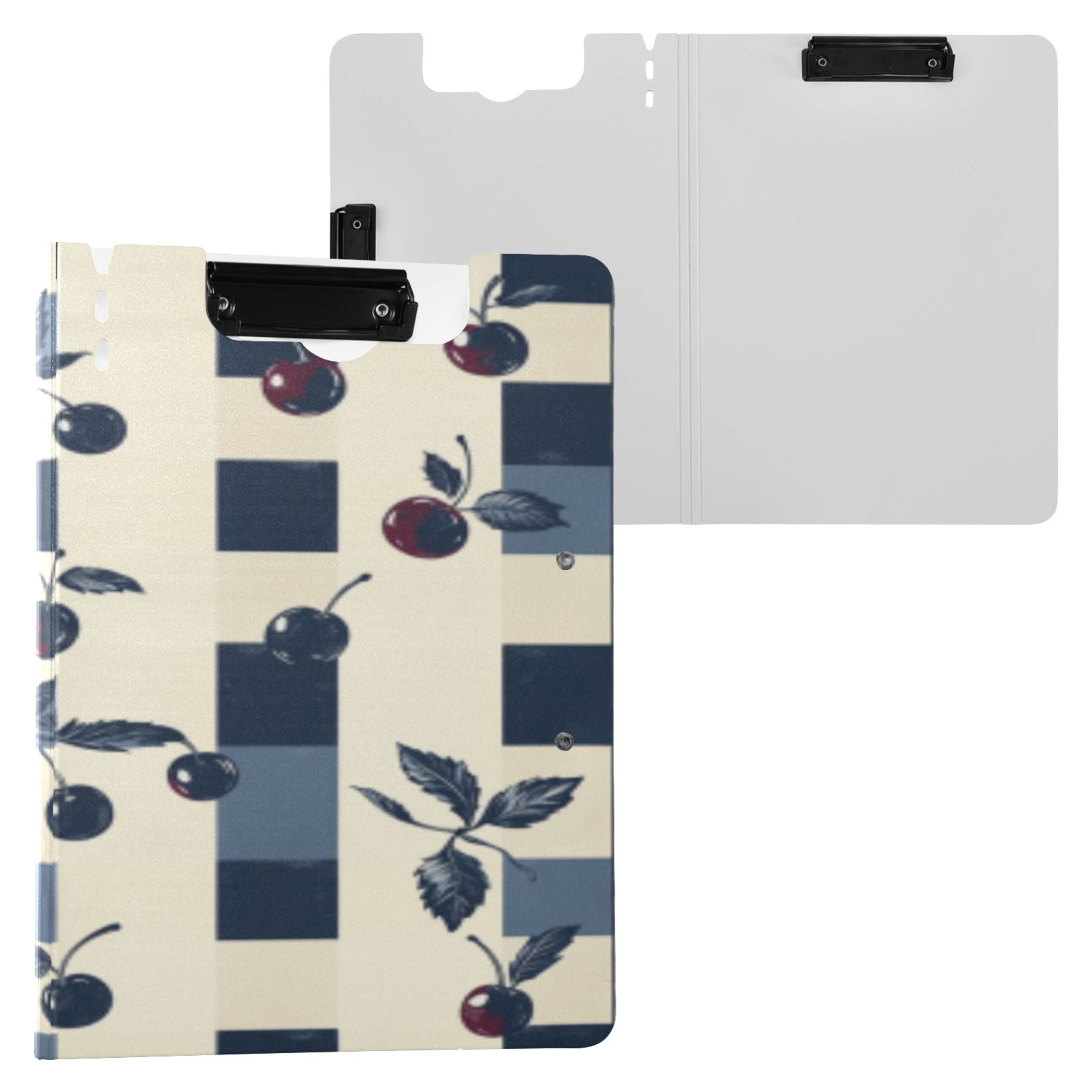 BZSMCE Clipboard Folder A4 Foldable Clipboards With Cherries in Pattern ...