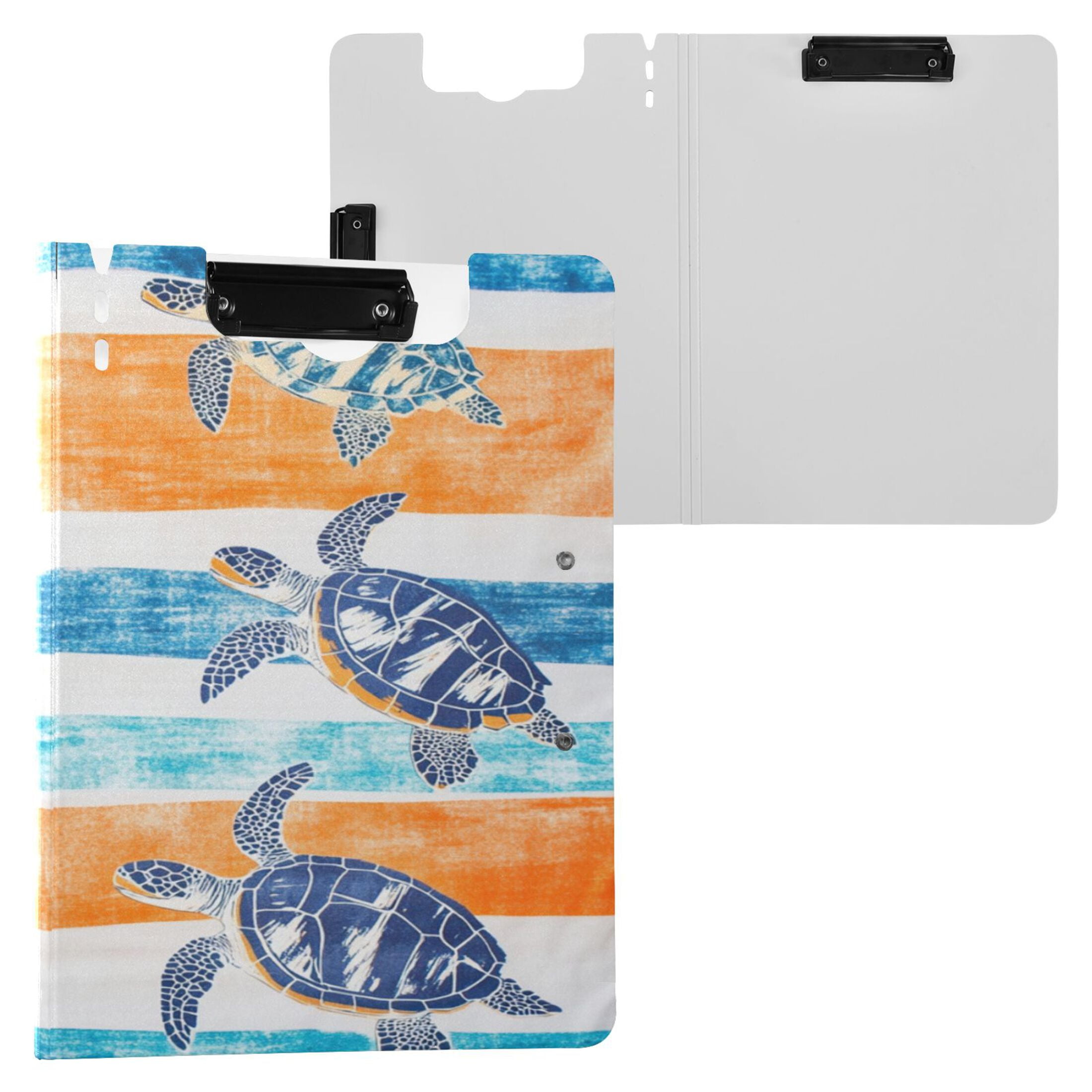 BZSMCE Clipboard Folder A4 Foldable Clipboards With Sea Turtles in ...