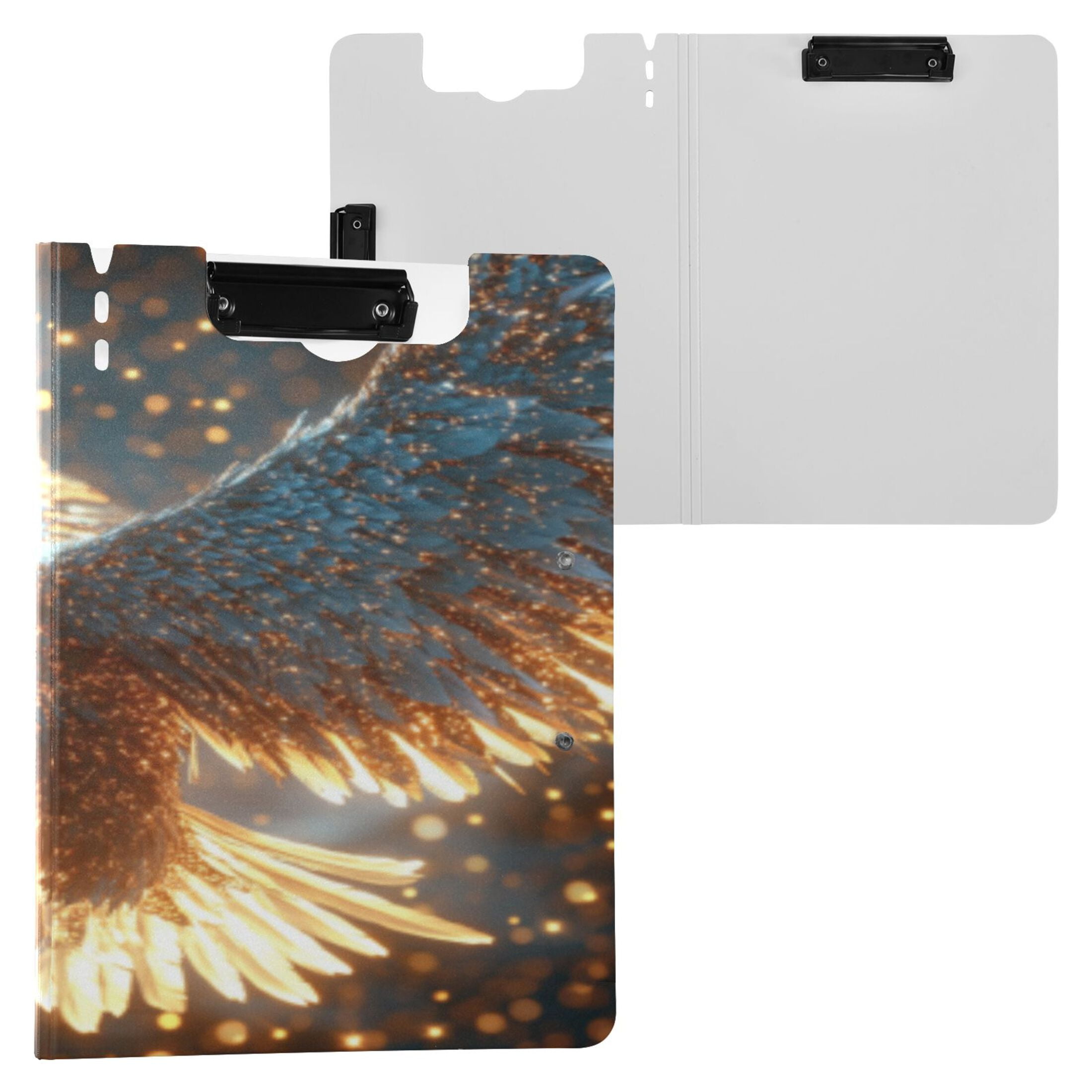 BZSMCE Clipboard Folder A4 Foldable Clipboards With Sparkling Wings Of ...
