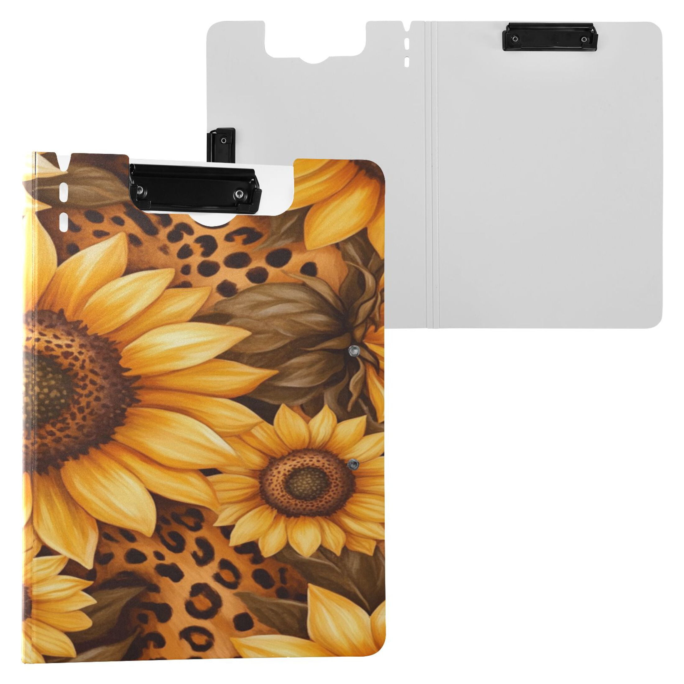 BZSMCE Clipboard Folder A4 Foldable Clipboards With Sunflower Safari Printed - Walmart.com