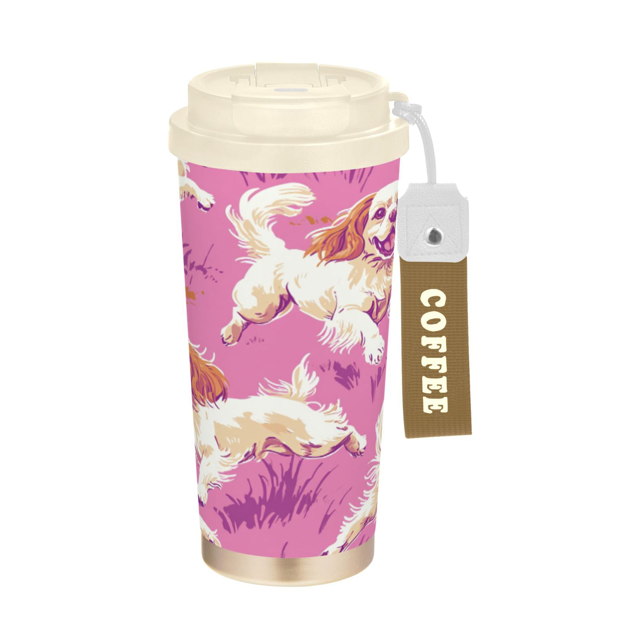 BZSMCE Coffe Bottles Stainless Steel Water Bottle With Fasshion Bubbly ...