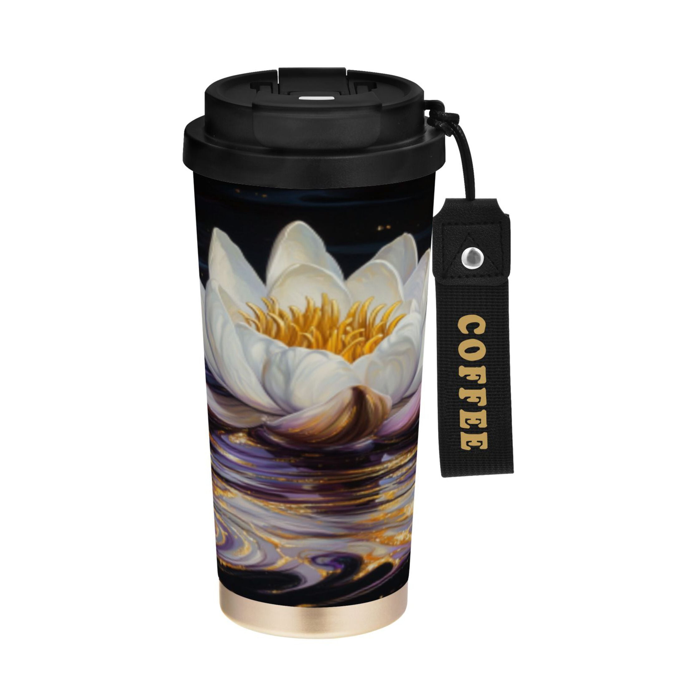BZSMCE Coffe Bottles Stainless Steel Water Bottle With Fasshion Radiant ...