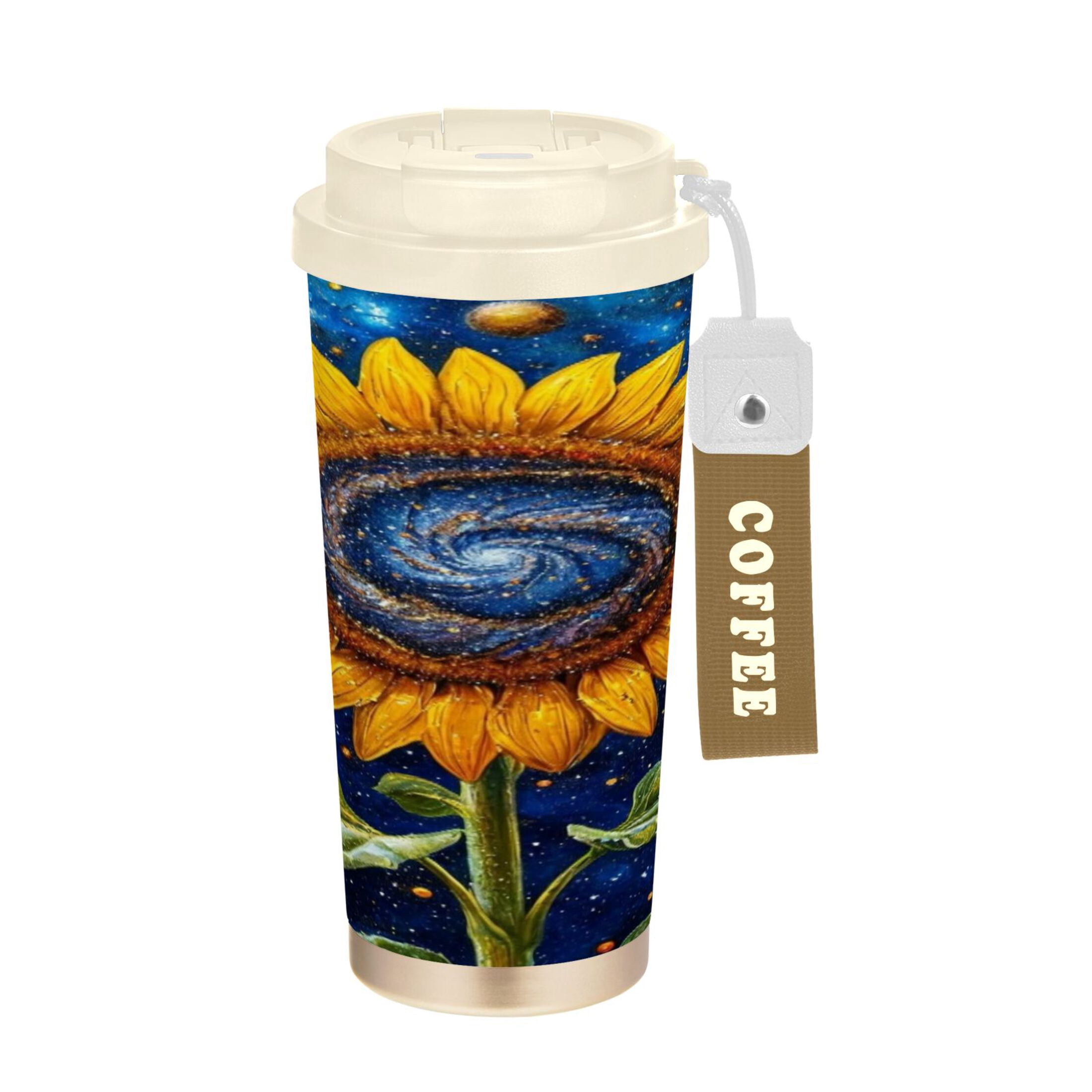 BZSMCE Coffe Bottles Stainless Steel Water Bottle in Neon Palms Printed ...