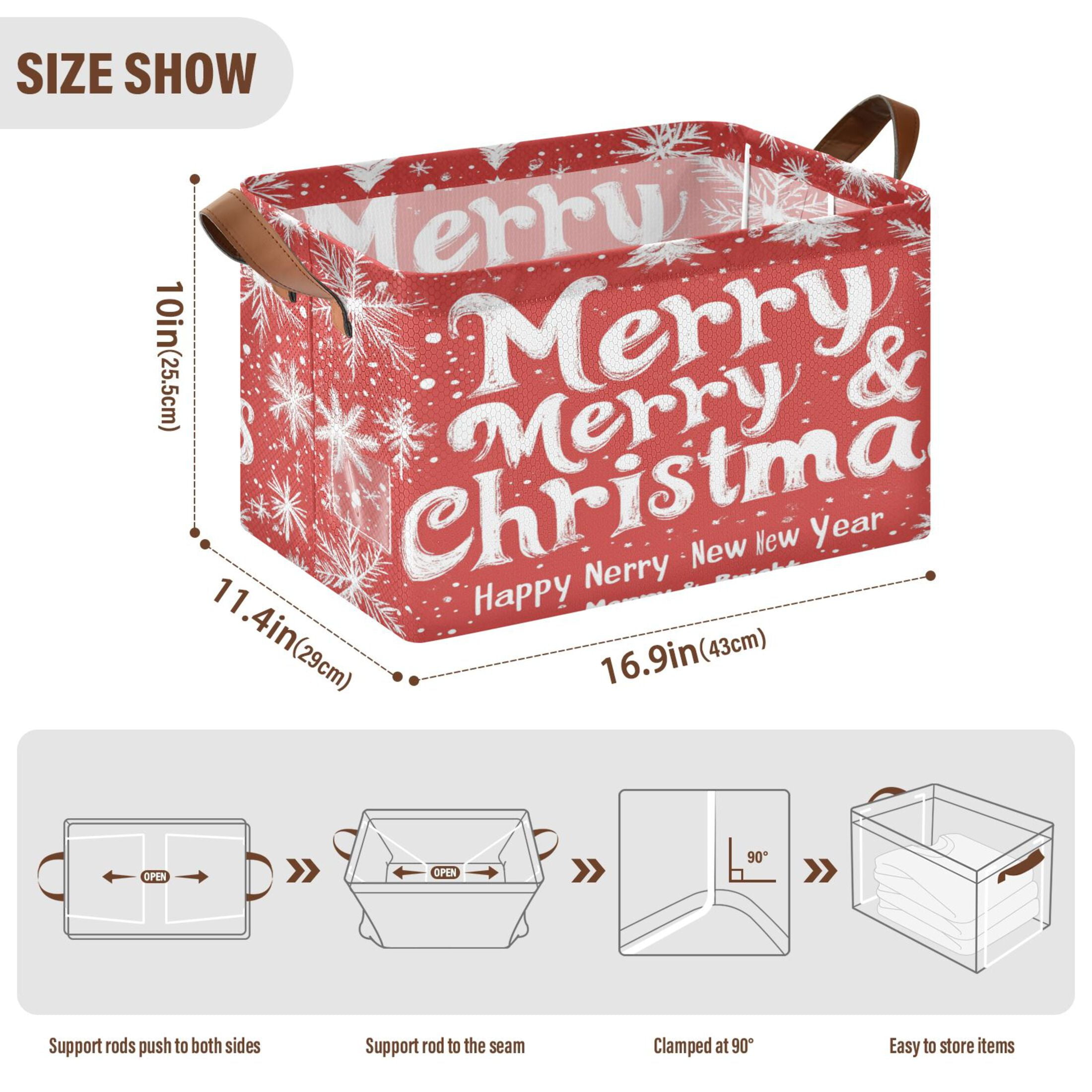 BZSMCE Collapsible Fabric Cube Storage Bins Design Blessing and ...