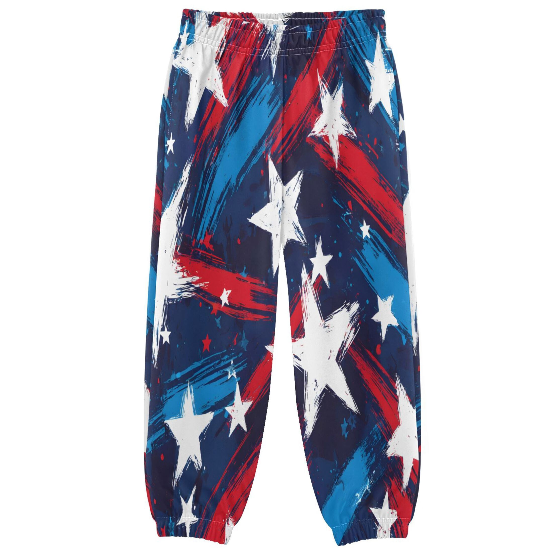 BZSMCE Cool Star Pattern Print Elastic Waist Jogger Pants Lightweight ...
