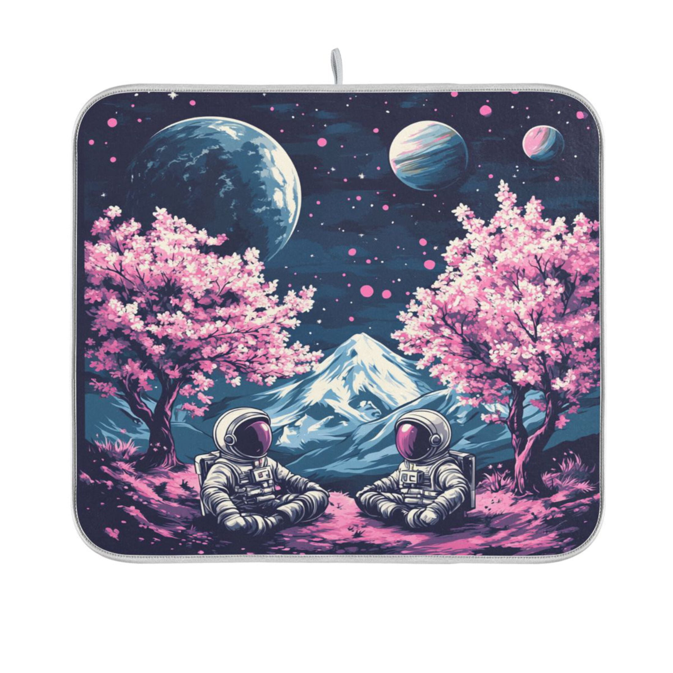 BZSMCE Dish Drying Mat Midjourney_ffyy3_a_vector_illustration_of_two ...