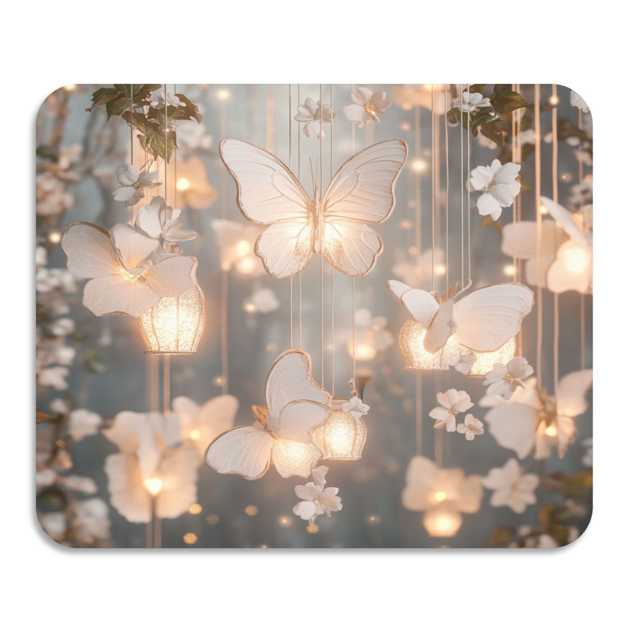 BZSMCE Dish Drying Mats Diatom Butterfly Lanterns Floral Decor ...