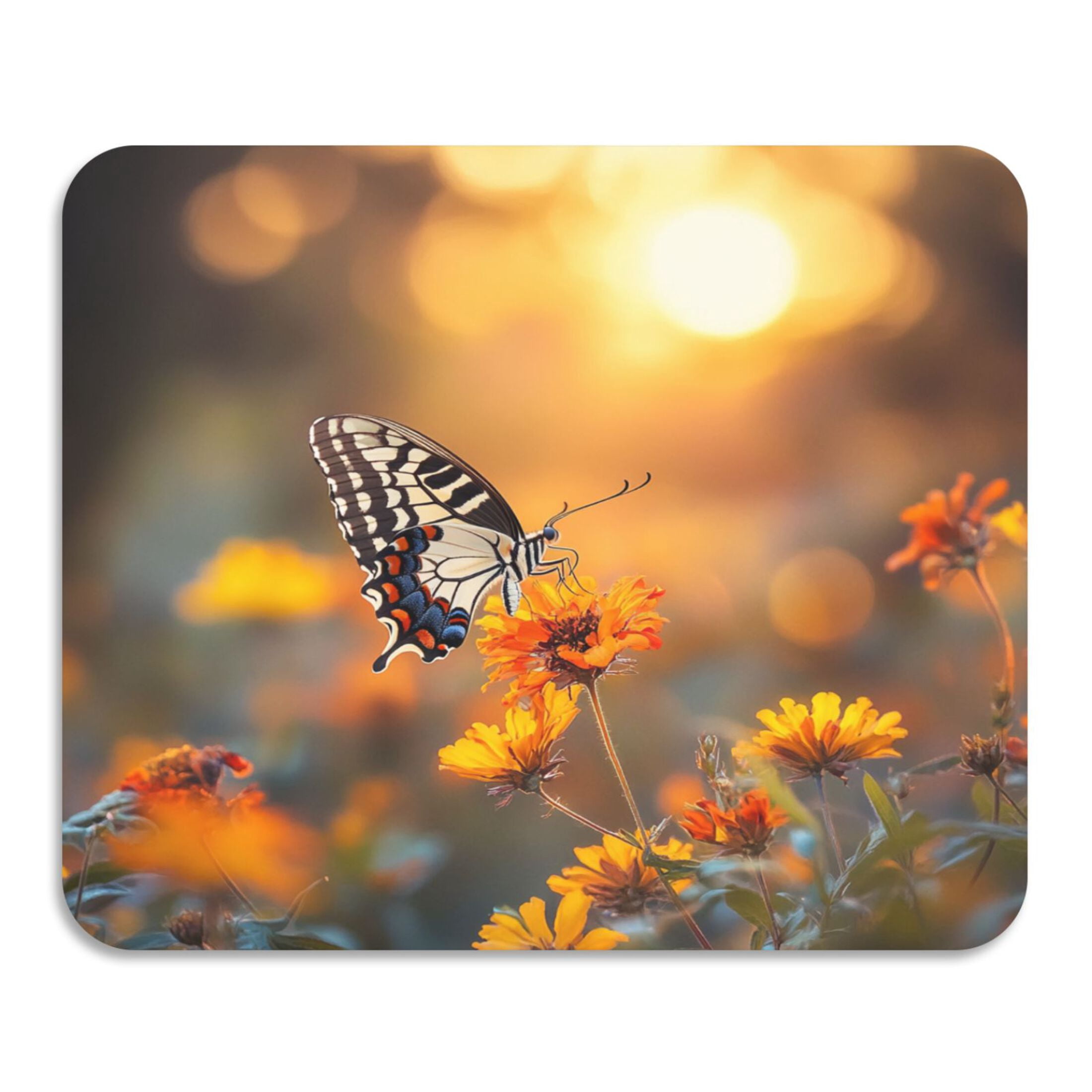 BZSMCE Dish Drying Mats Diatom Butterfly Serenade Creativity Pattern ...