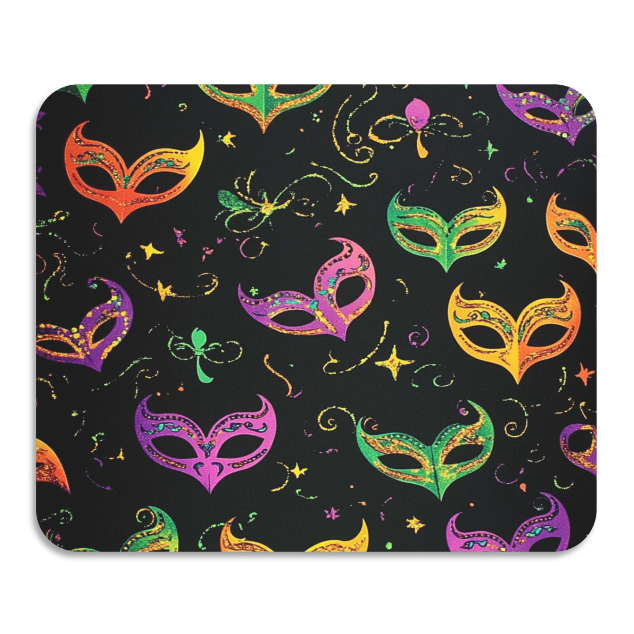 BZSMCE Dish Drying Mats Diatom Carnival Masks Creativity Pattern Mud ...