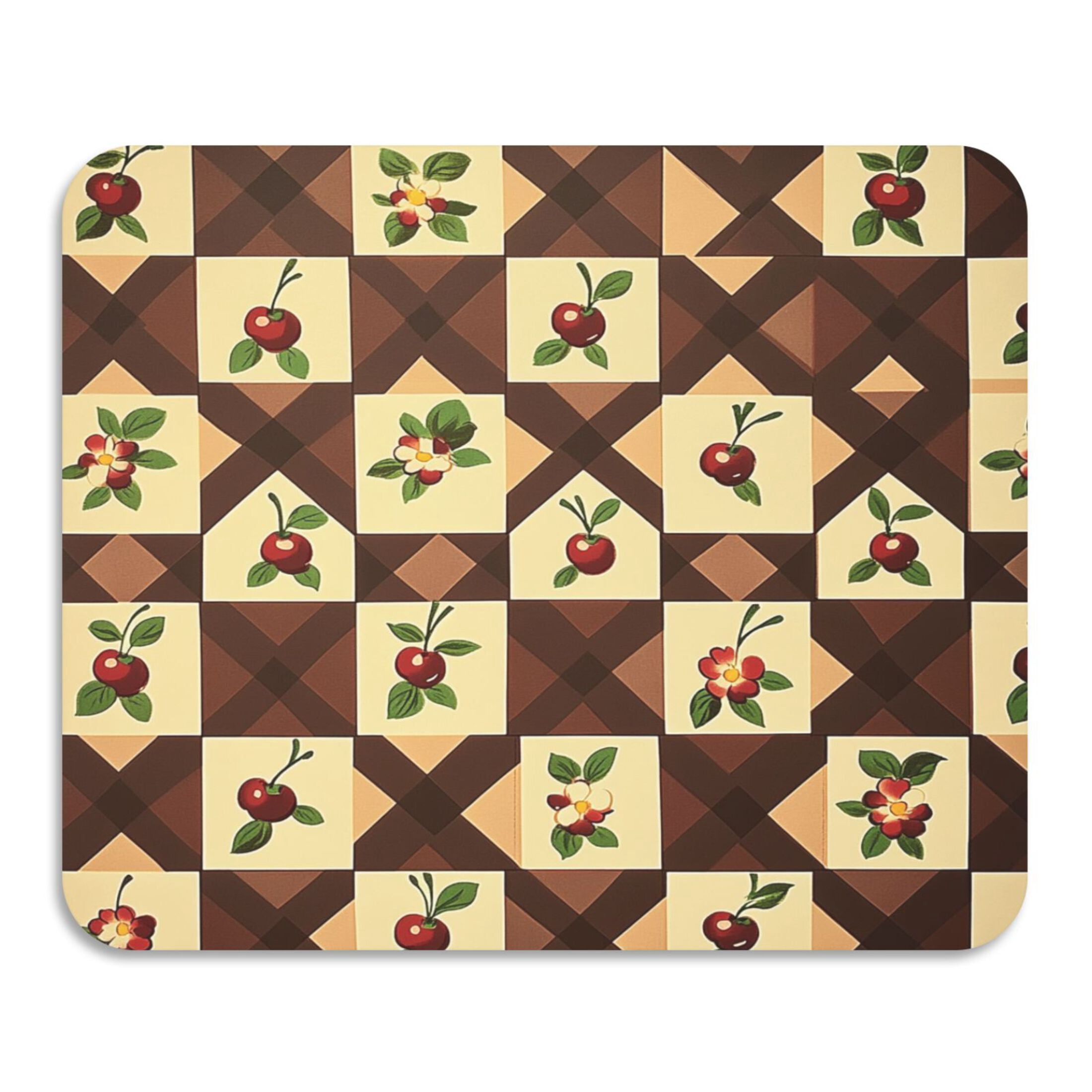 BZSMCE Dish Drying Mats Diatom Cherry Patchwork Creativity Pattern Mud ...