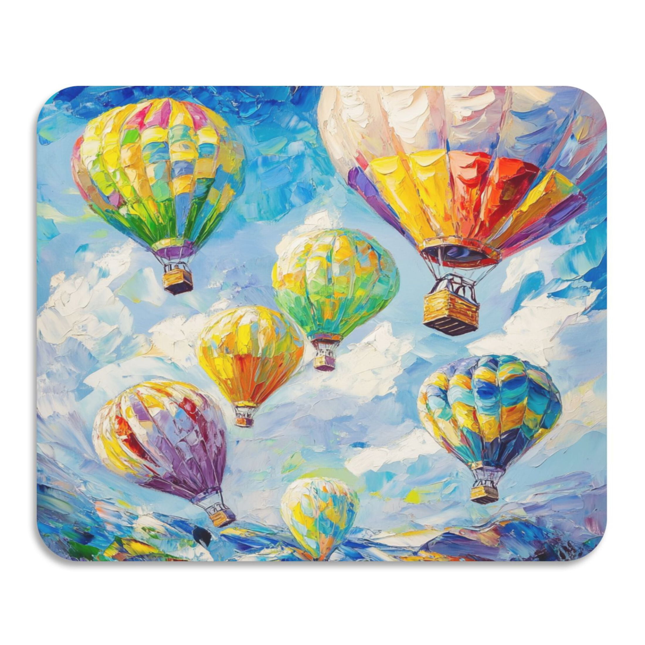 BZSMCE Dish Drying Mats Diatom Colorful Ascent Creativity Pattern Mud ...