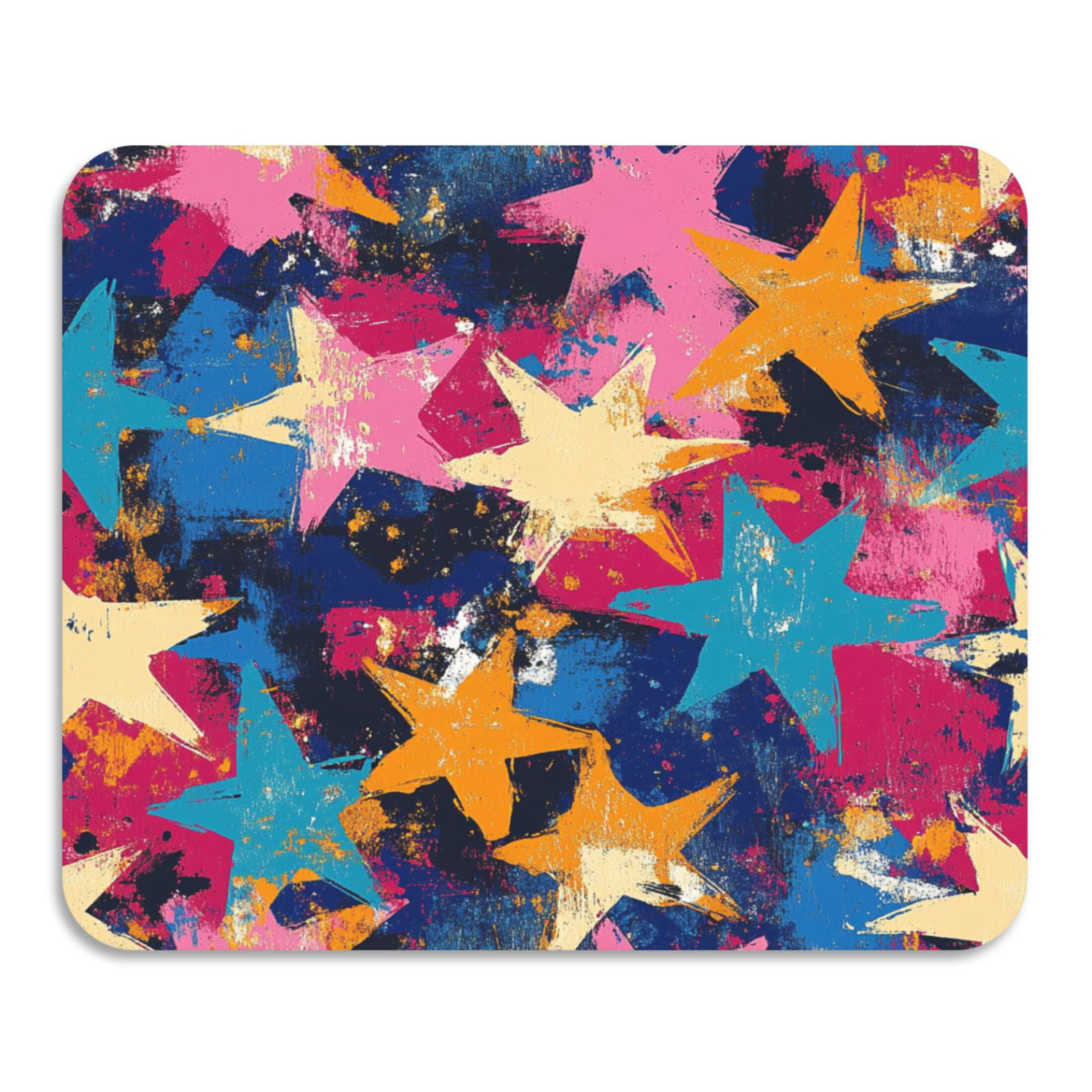 BZSMCE Dish Drying Mats Diatom Colorful Starburstes Creativity Pattern ...
