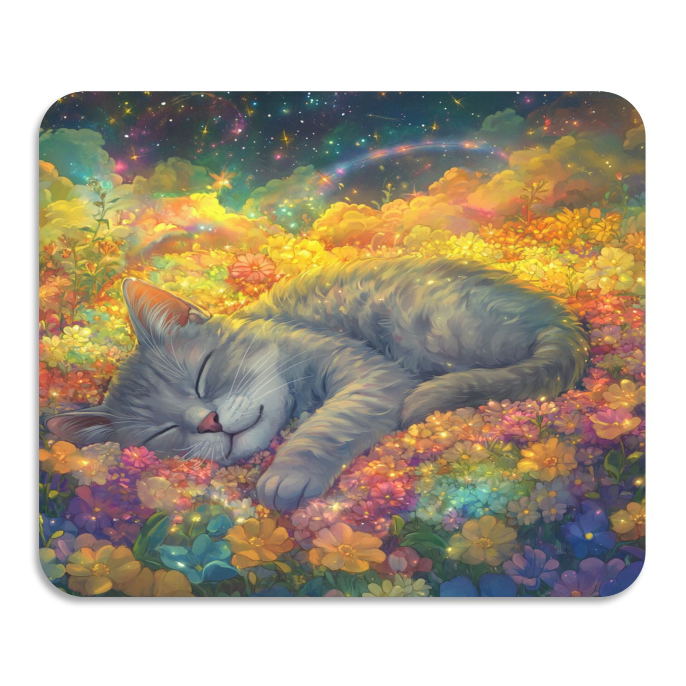 BZSMCE Dish Drying Mats Diatom Cosmic Catnap Creativity Pattern Mud ...
