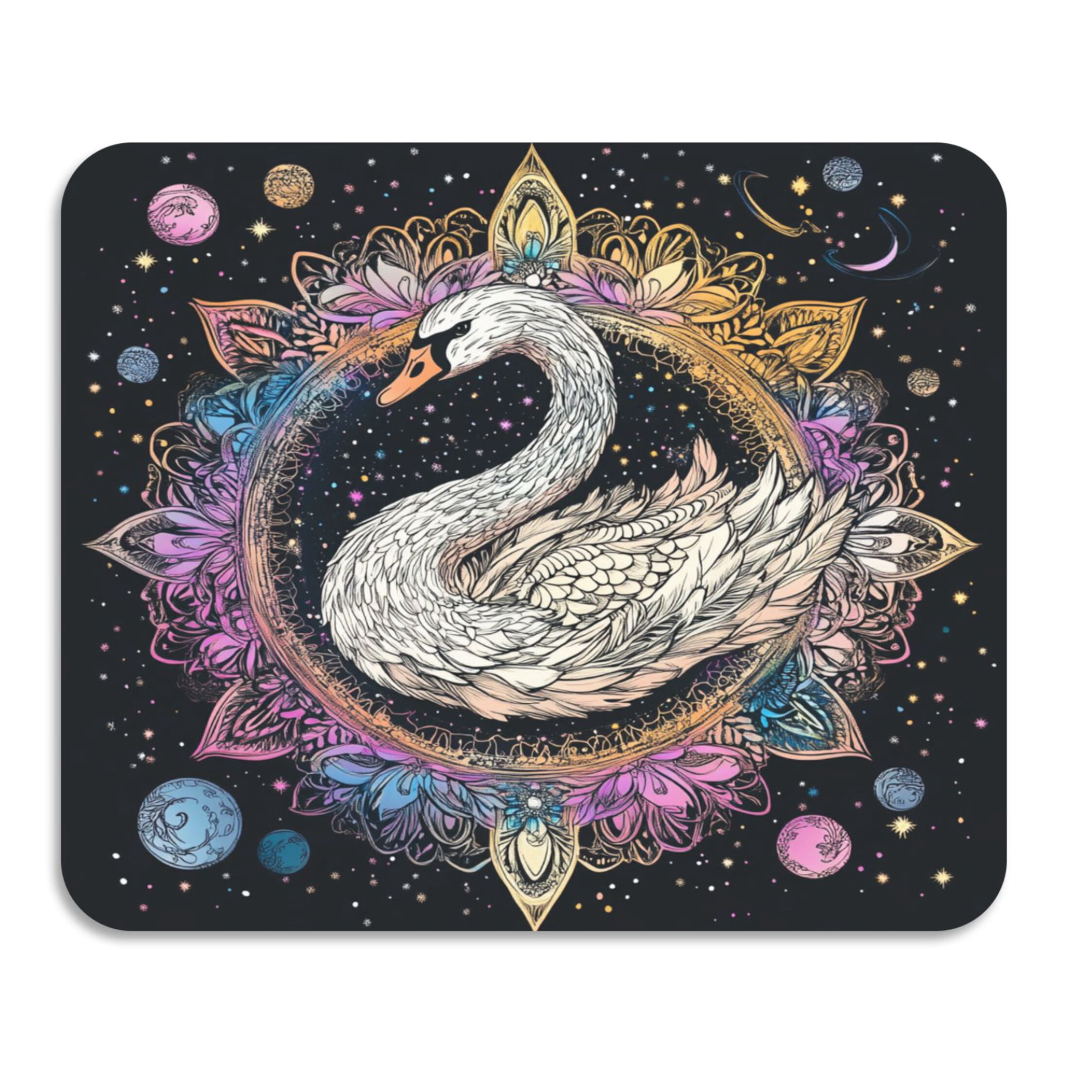 BZSMCE Dish Drying Mats Diatom Galactic Elegance The Swan Creativity ...