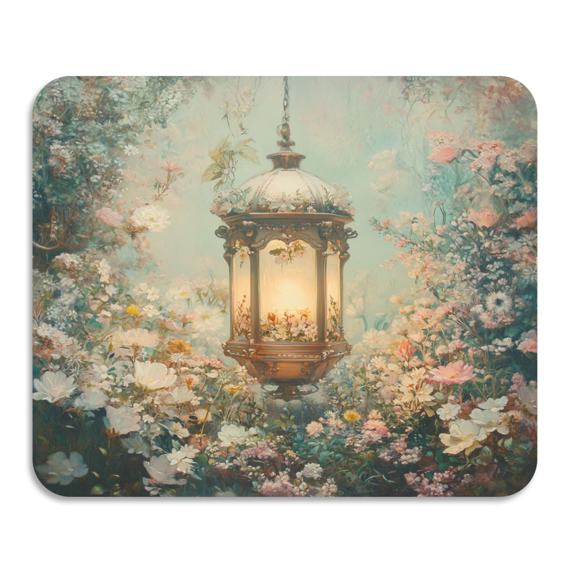 BZSMCE Dish Drying Mats Diatom Lantern in Floral Creativity Pattern Mud ...