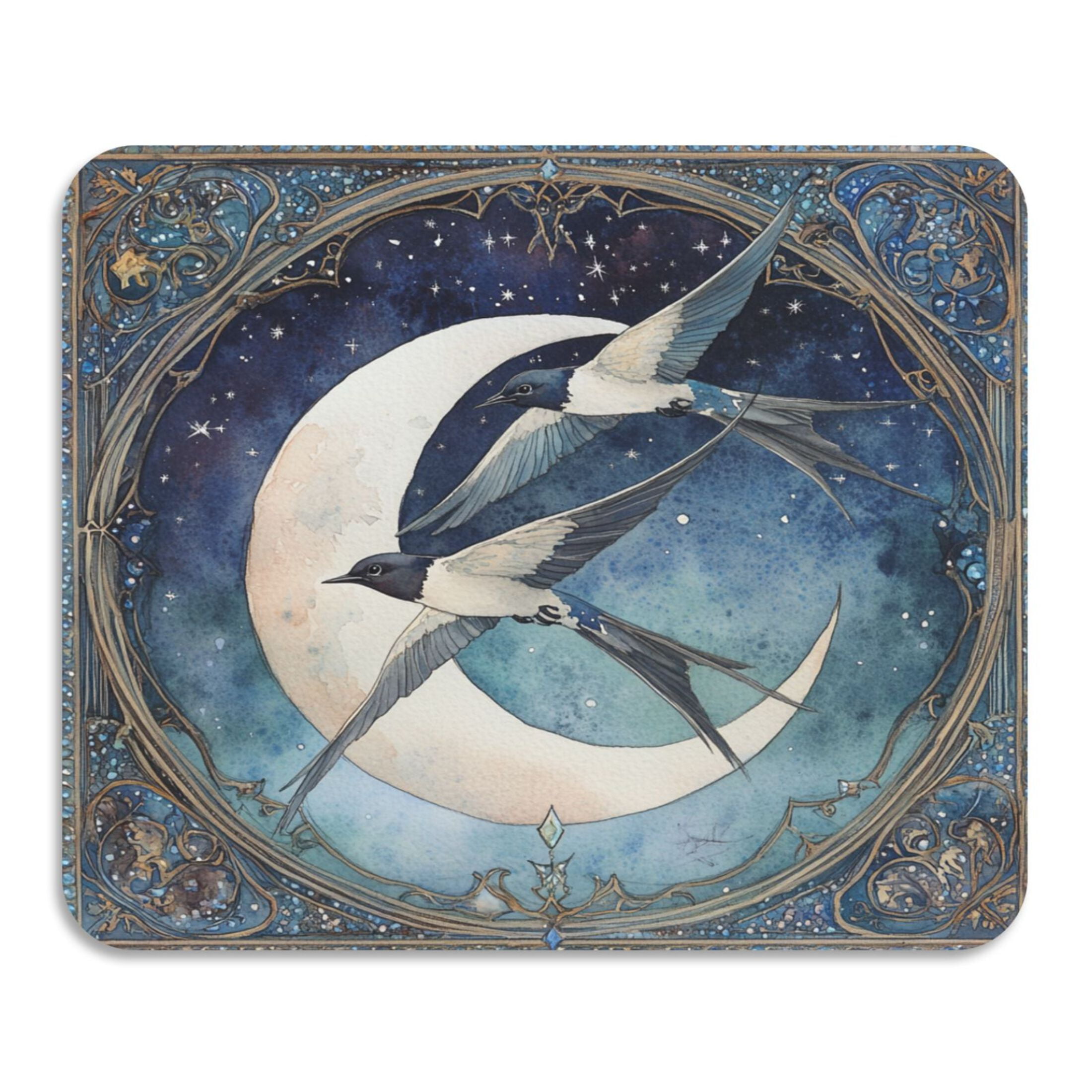 BZSMCE Dish Drying Mats Diatom Night's Serenade Creativity Pattern Mud ...