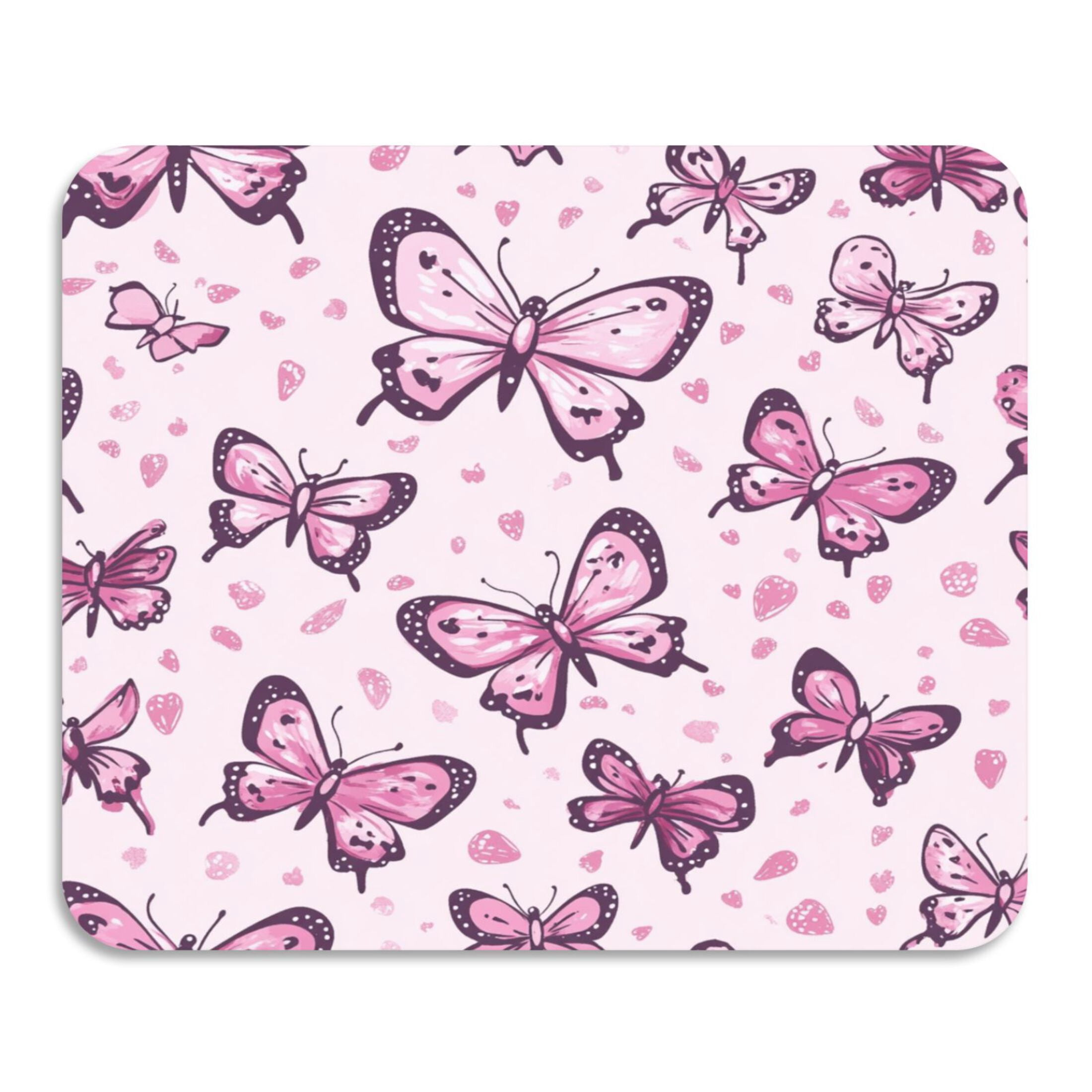 BZSMCE Dish Drying Mats Diatom Pink Butterfly Bliss Creativity Pattern ...