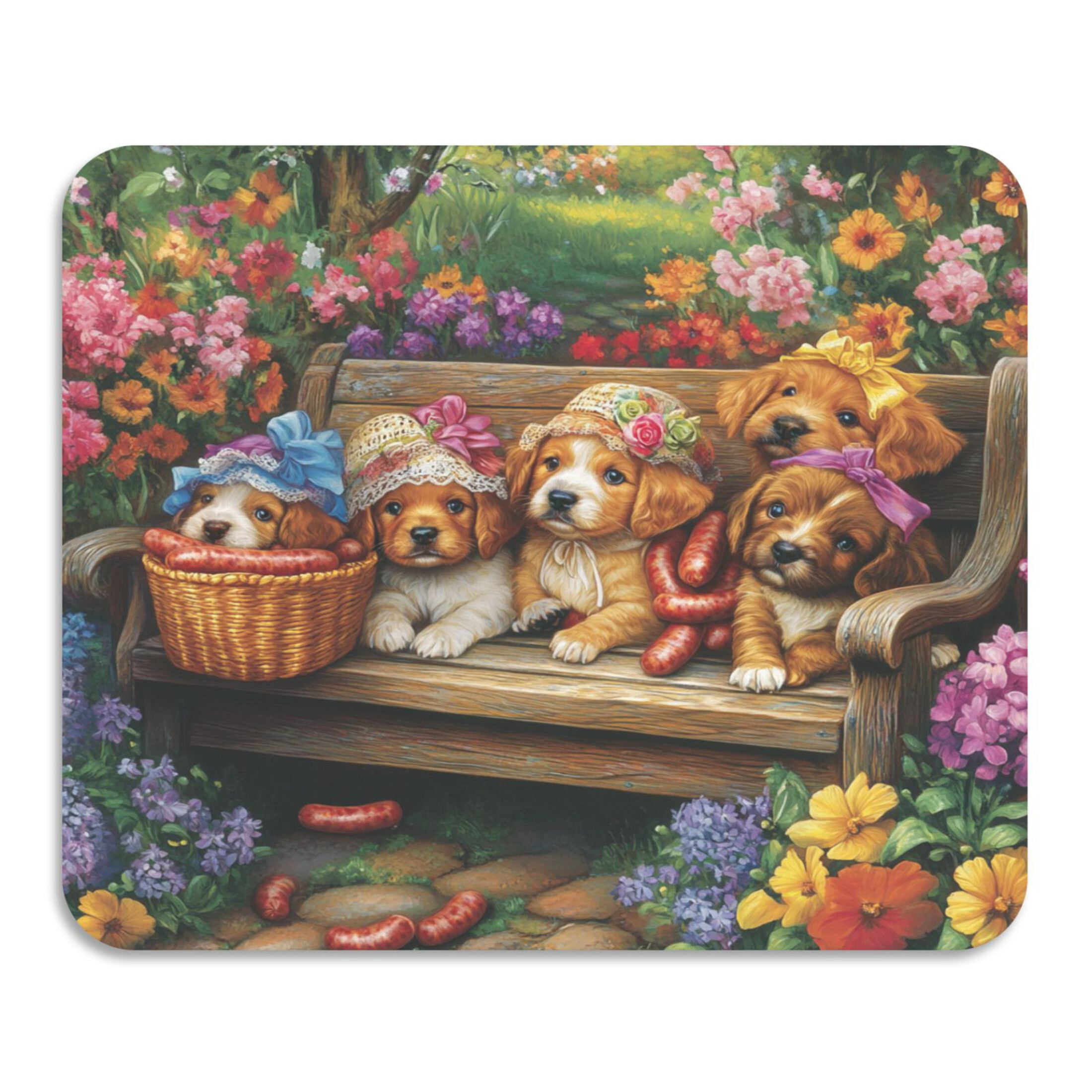 BZSMCE Dish Drying Mats Diatom Sunny Paws and Sausages Creativity ...