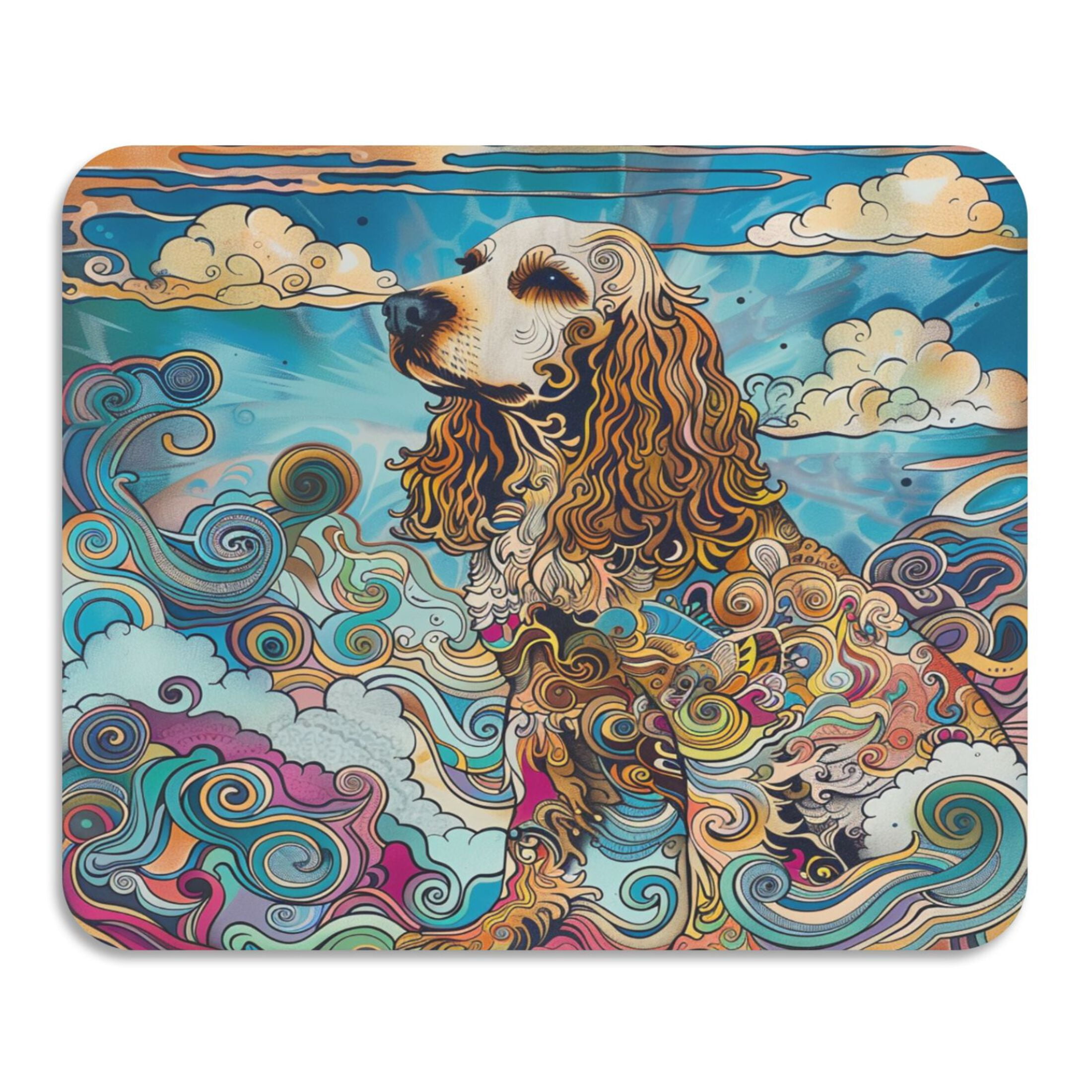 BZSMCE Dish Drying Mats Diatom Swaying Tails in Swirls Creativity ...