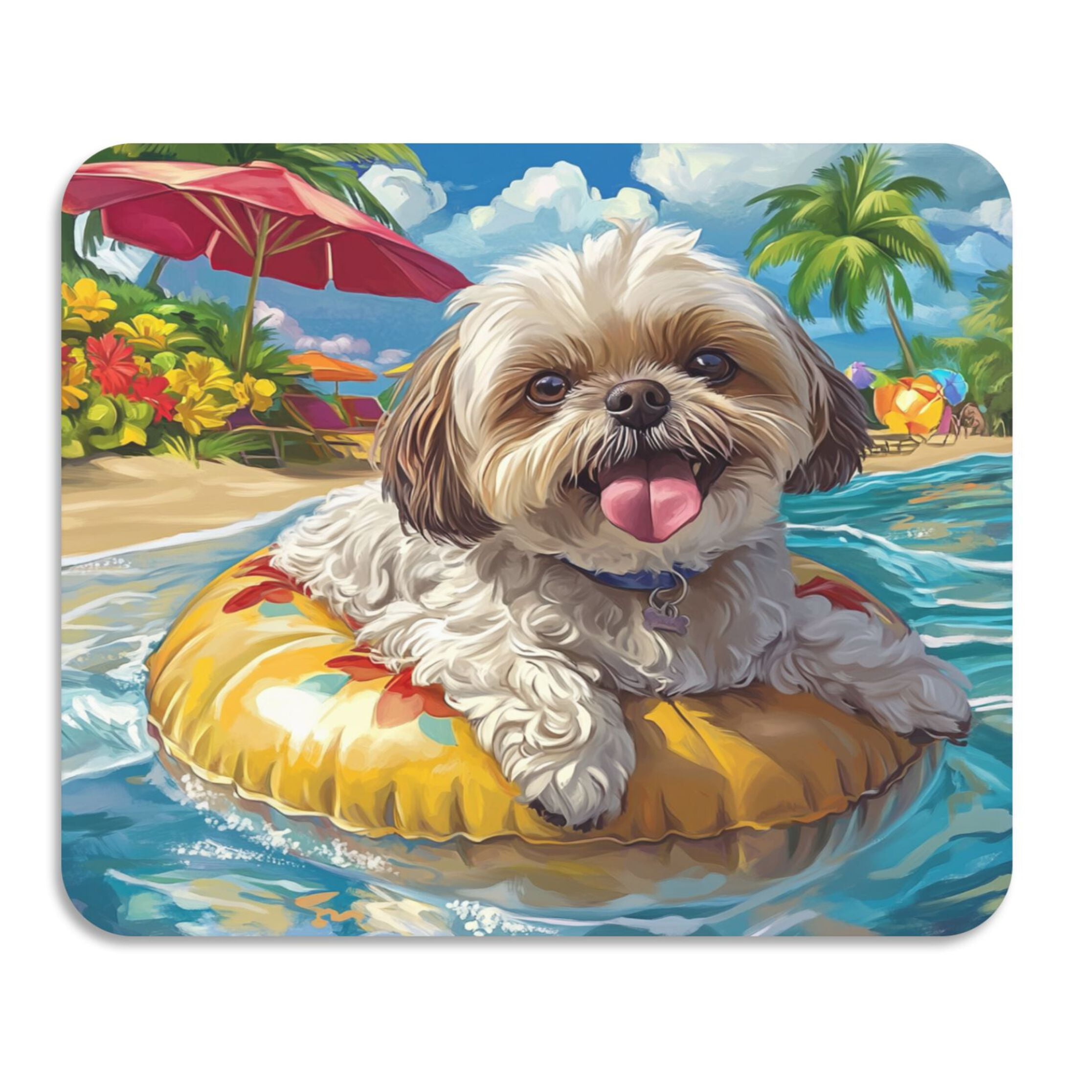 BZSMCE Dish Drying Mats Diatom Tropical Float Buddy Creativity Pattern ...