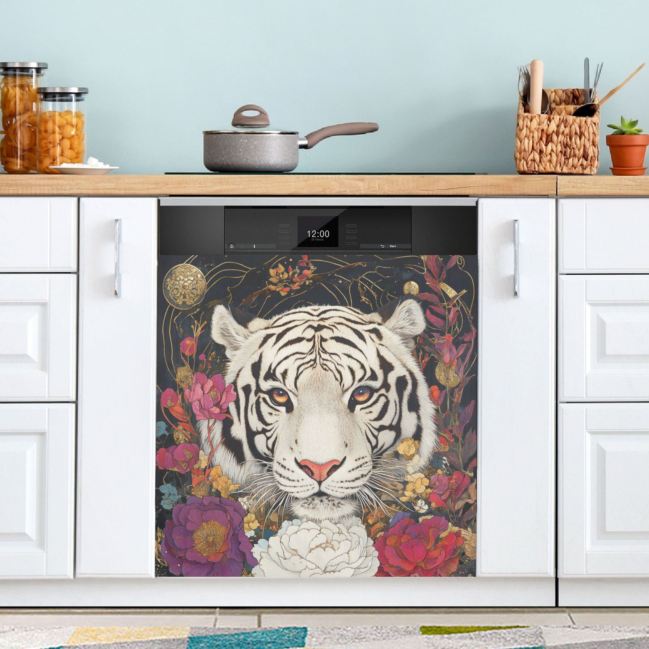 BZSMCE Dishwasher Magnet Cover Magnetic Sticker Creatively 0_3 - 2025 ...