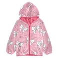 BZSMCE Double-Sided Sherpa Fleece Hooded Zipper Jacket Pink Hand Drawn ...