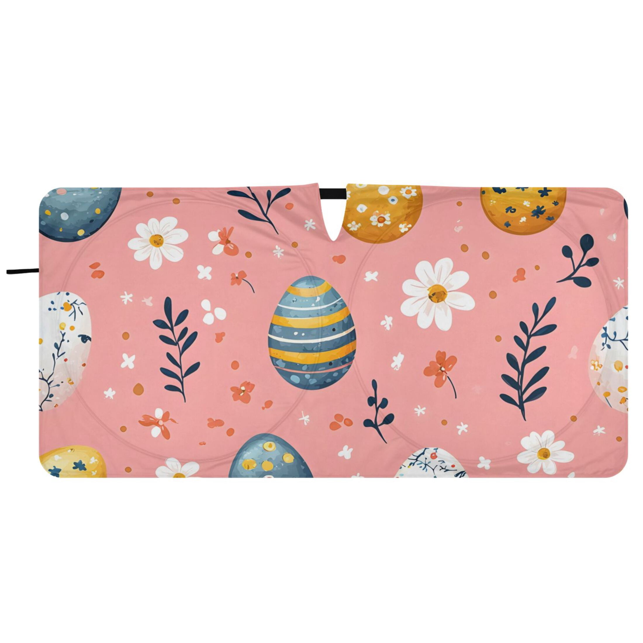 BZSMCE Easter Egg Spring Pattern Shade Foldable UV Protection for Car ...