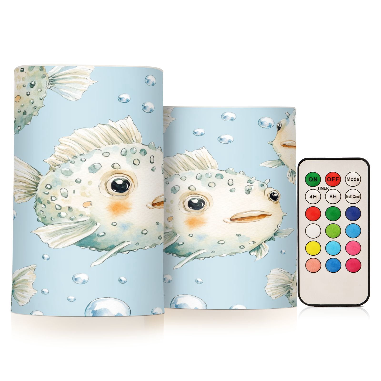 BZSMCE Flameless Candles LED Lights Cute Puffer Creativity Battery ...