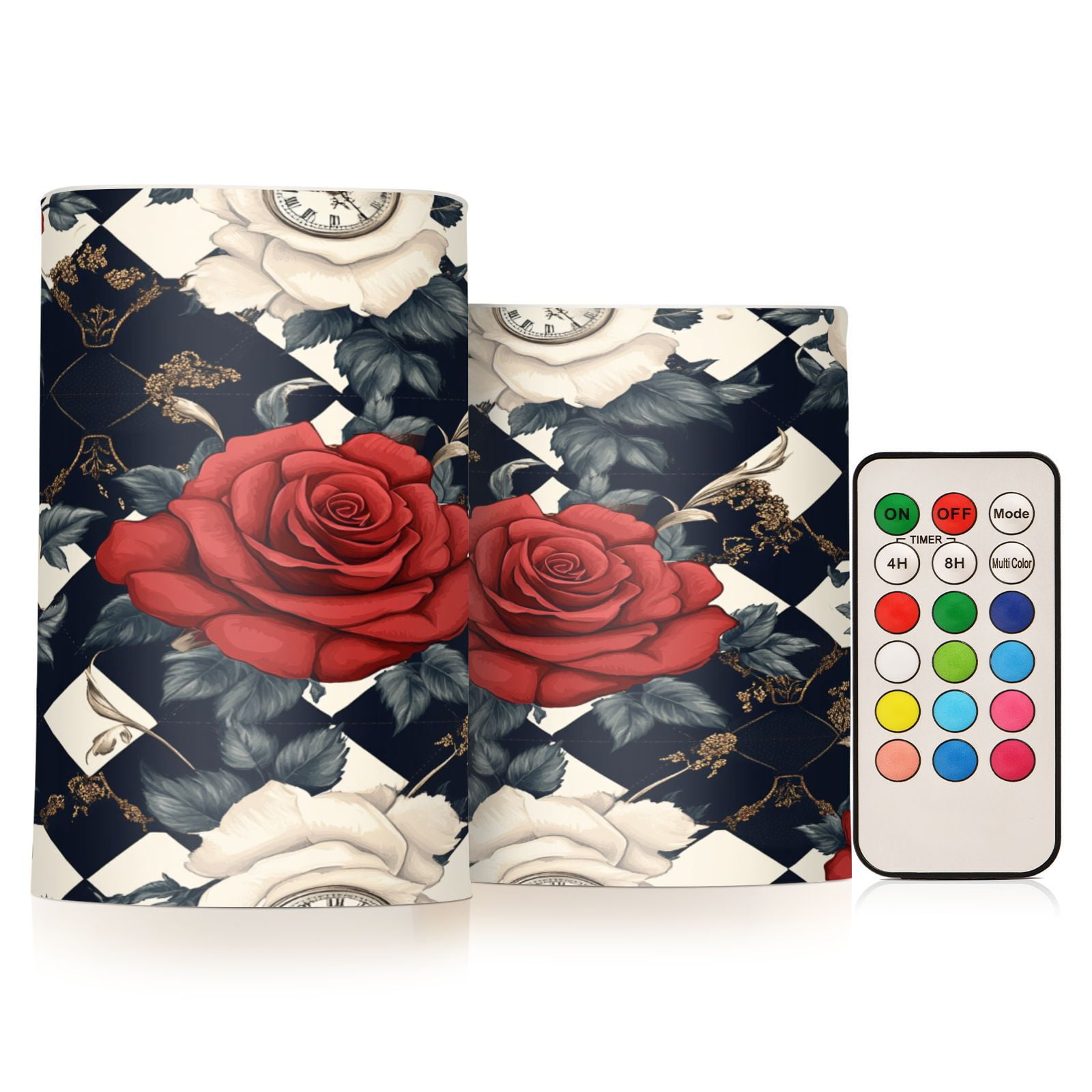 BZSMCE Flameless Candles LED Lights Eternal Romance Creativity Battery ...