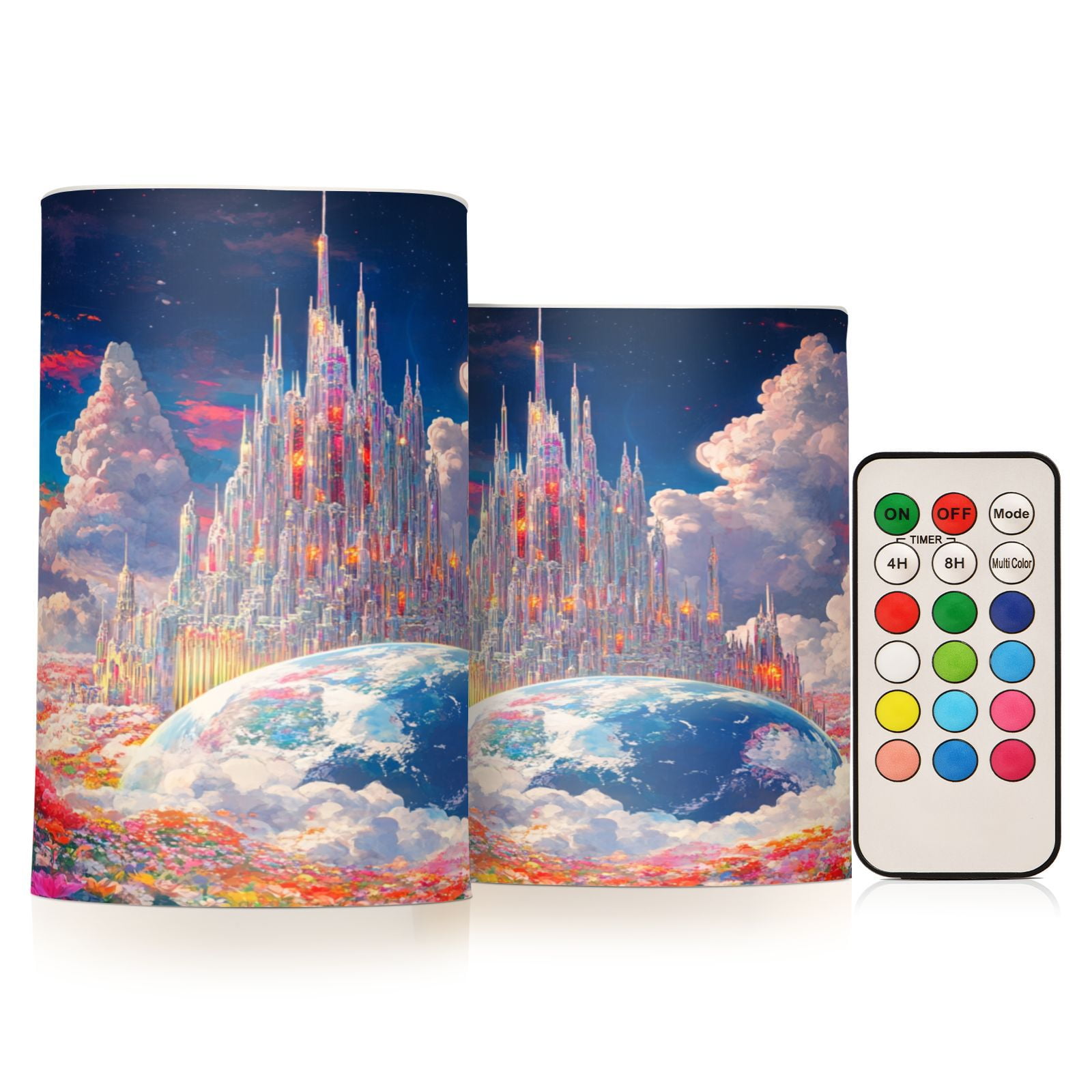 BZSMCE Flameless Candles LED Lights Heavenly Spire Creativity Battery ...