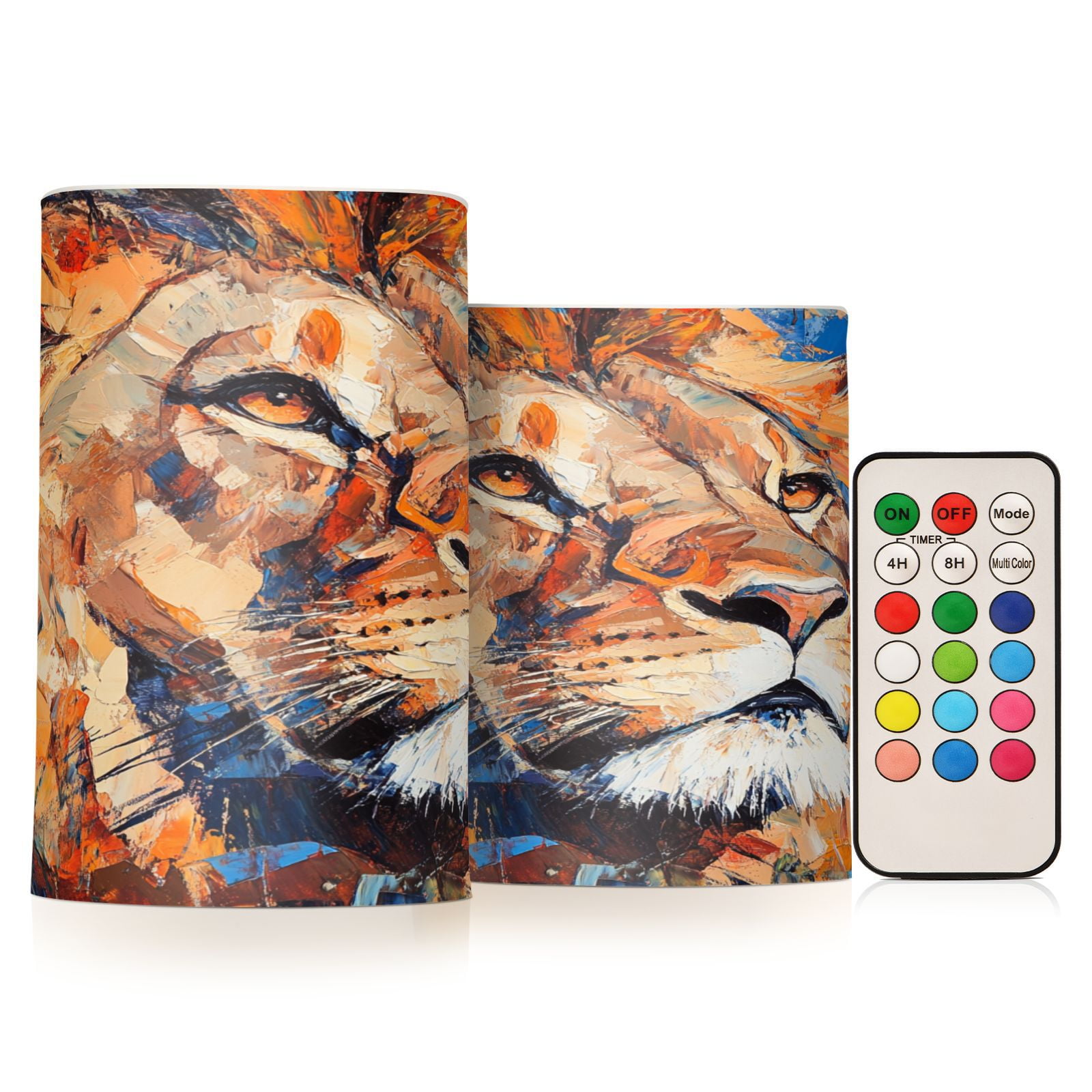 BZSMCE Flameless Candles LED Lights Resilient Gaze Creativity Battery ...