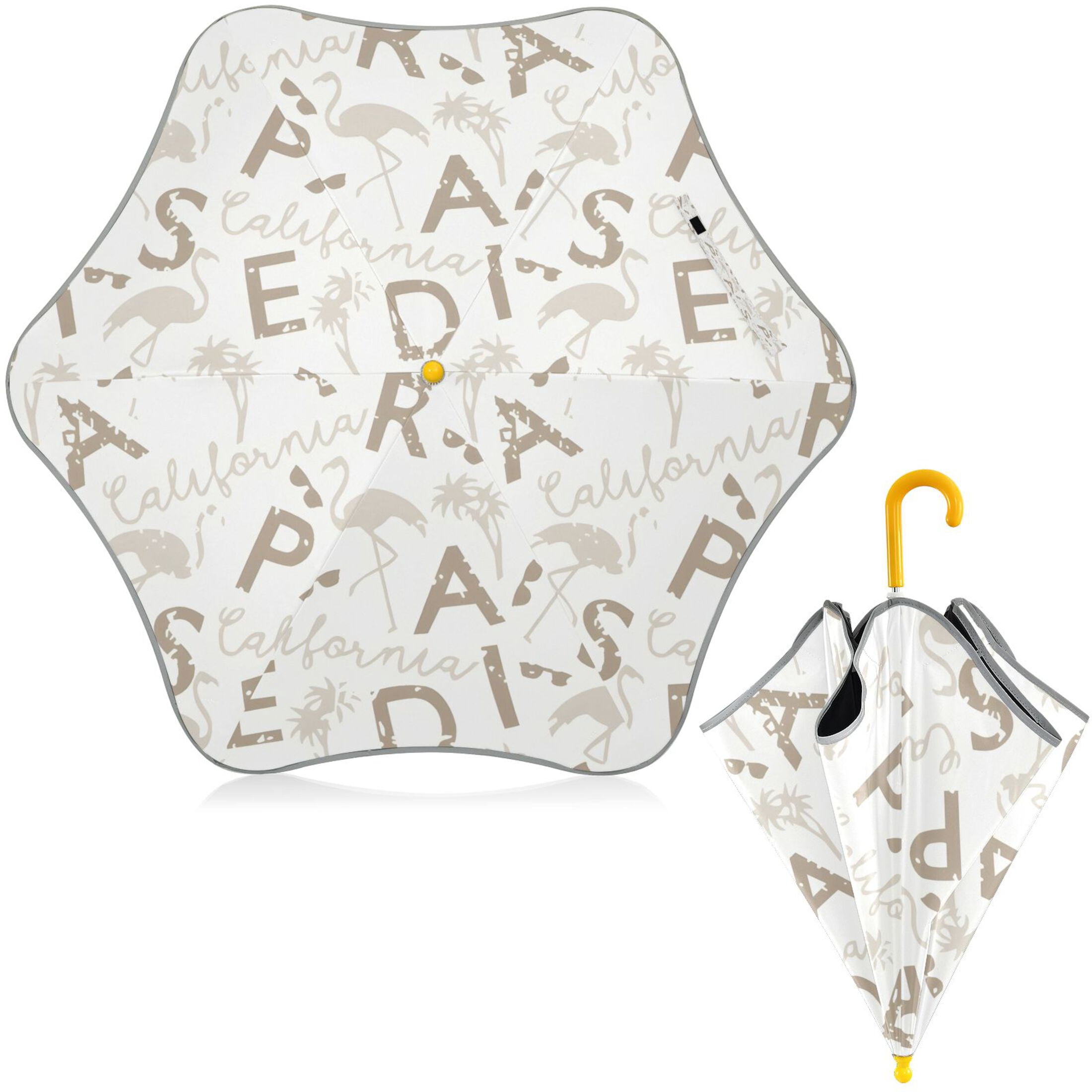 BZSMCE Folding Umbrellas Rain & UV Protection Windproof In Blush ...