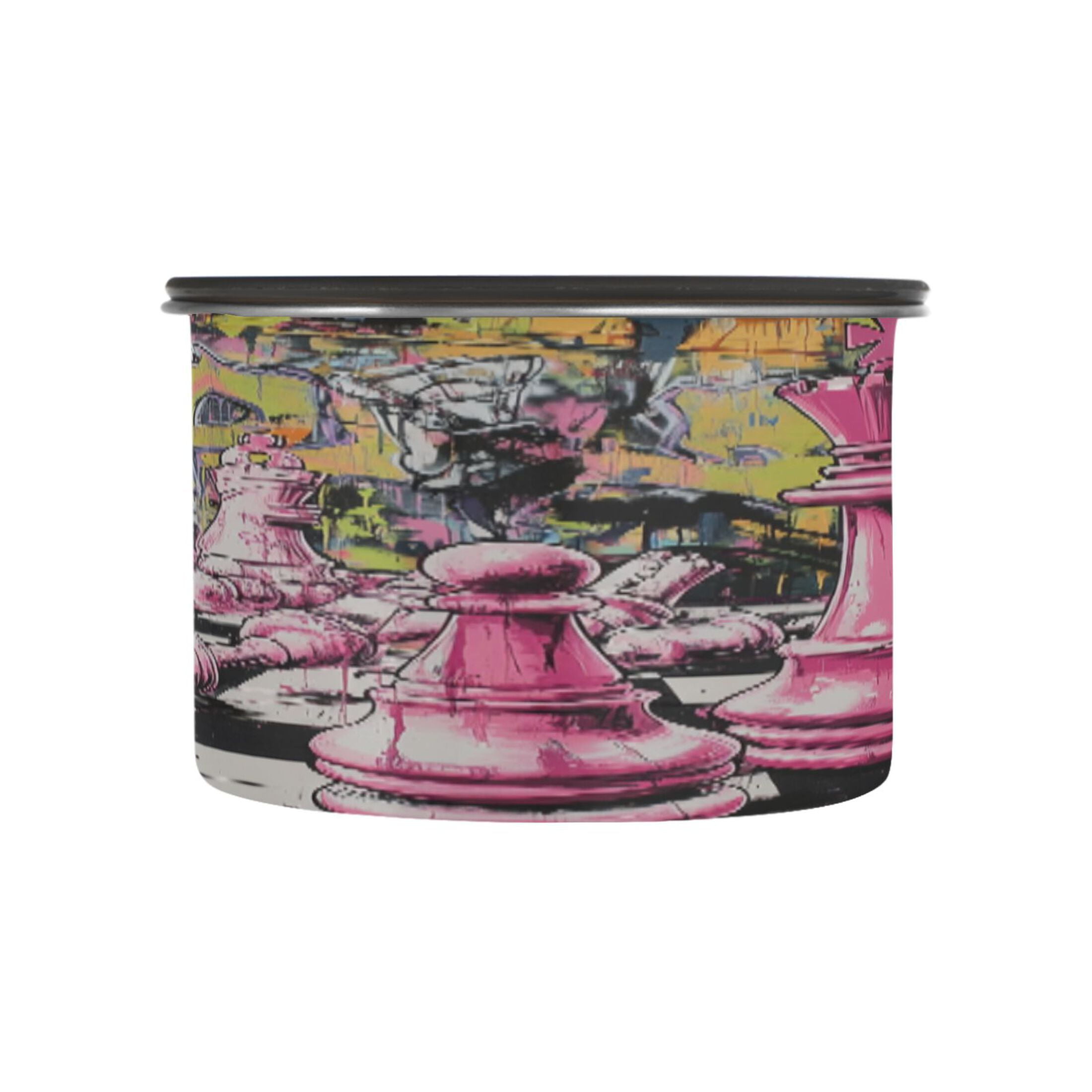 BZSMCE Food Storage Container 304 F Stainless Steel Containers Pink ...