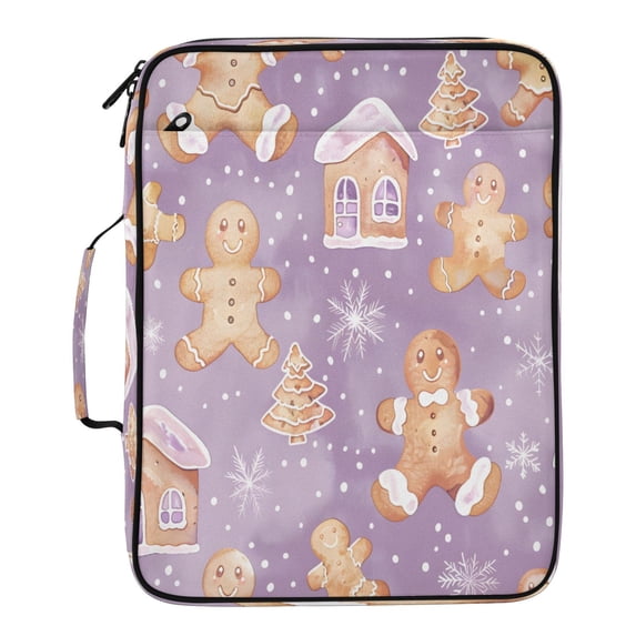 BZSMCE Gingerbread Man Snowflake House Pattern Pattern Water-Resistant ...