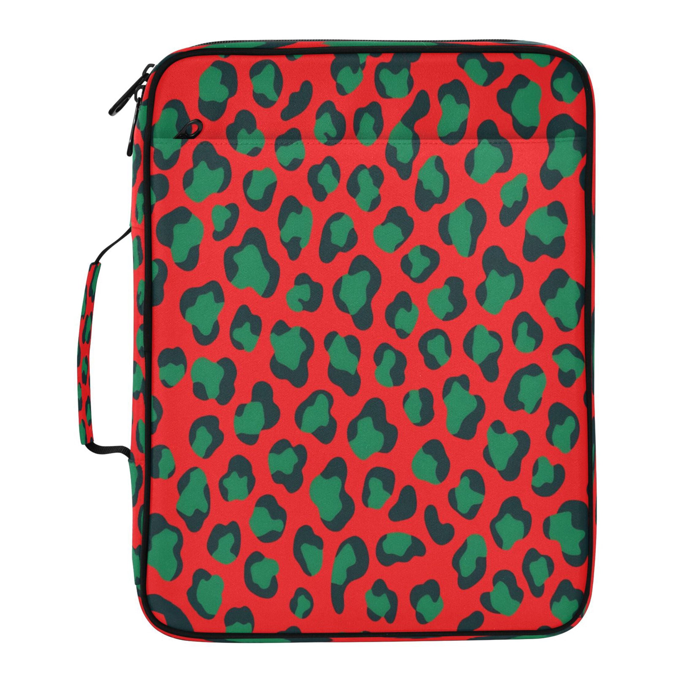 BZSMCE Green Leopard Print Pattern Pattern Water-Resistant Filing ...