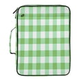BZSMCE Green and White Striped Check Pattern Pattern Water-Resistant ...