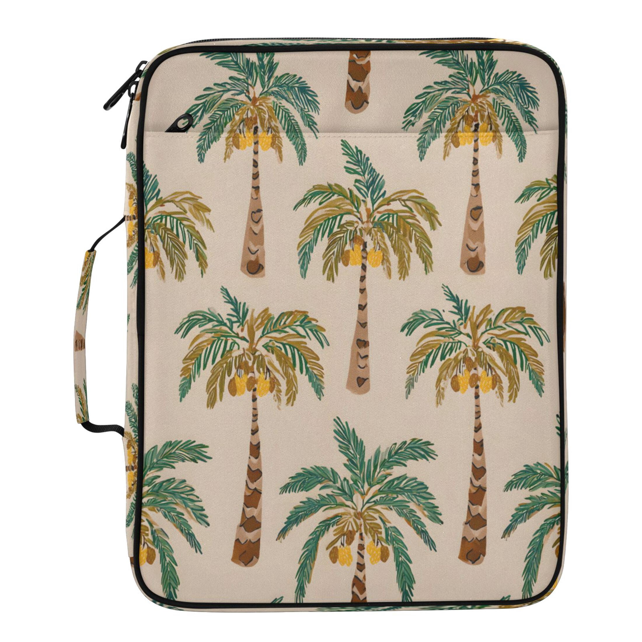BZSMCE Hand Drawn Palm Trees Pattern Water-Resistant Filing Folder ...