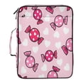 BZSMCE Heart Shaped Candy Pattern Water-Resistant Filing Folder Binder ...