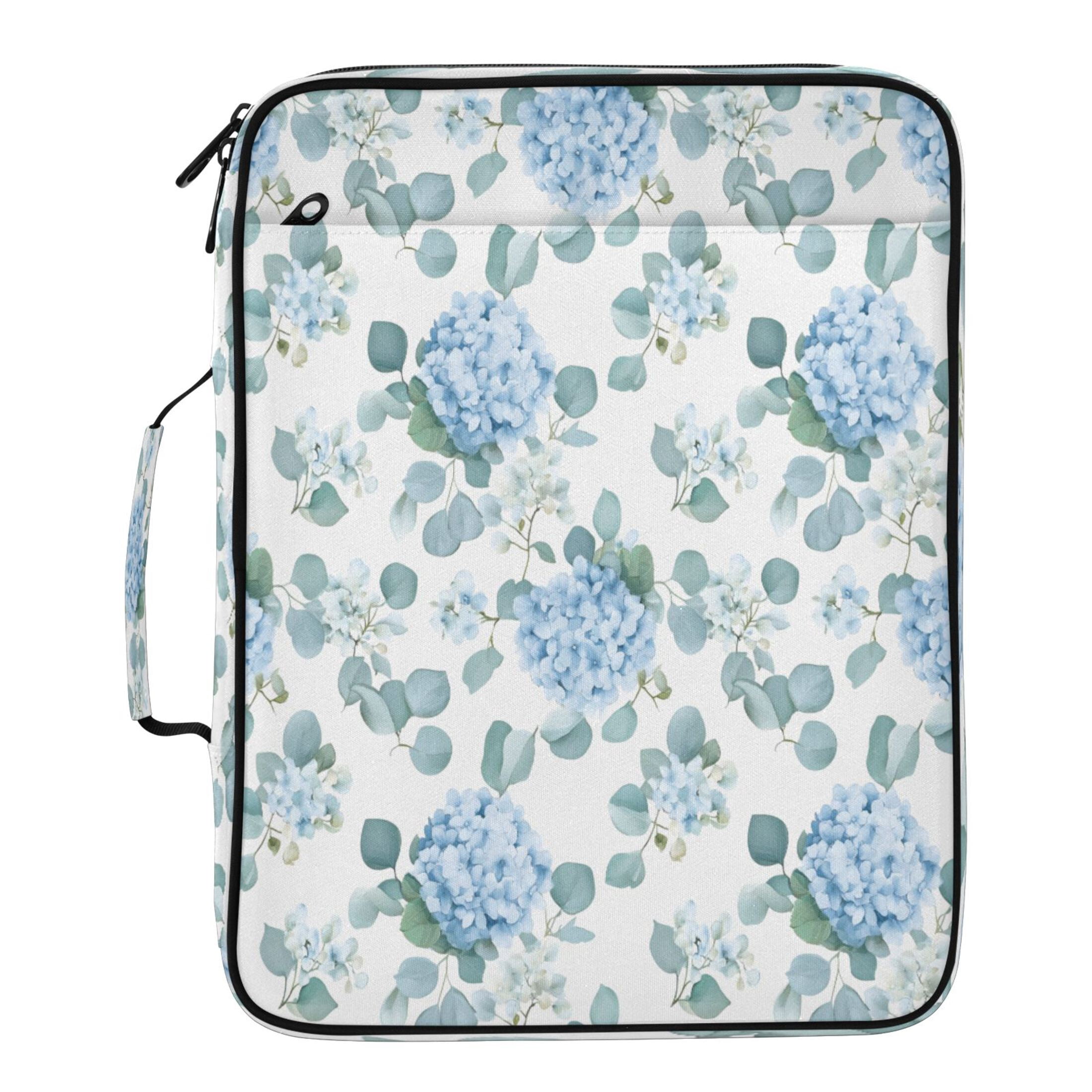 BZSMCE Hydrangea Eucalyptus Leaves Pattern Water-Resistant Filing ...