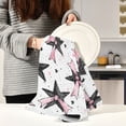 BZSMCE Kitchen Towels Creative Glittering Stars Pattern Durable Kitchen ...