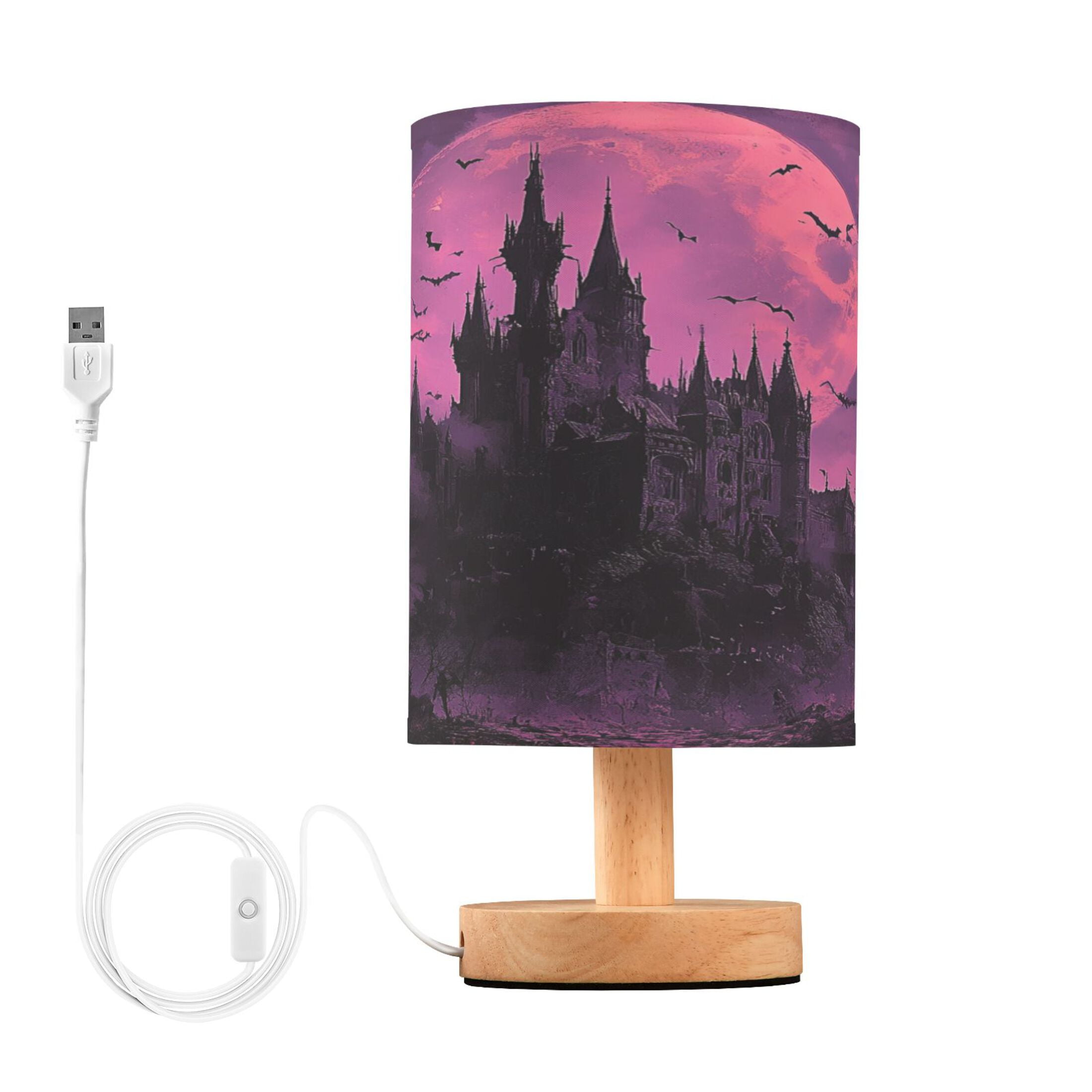 BZSMCE Lamp Modern Dilapidated Castle Creative Patter Night Light ...
