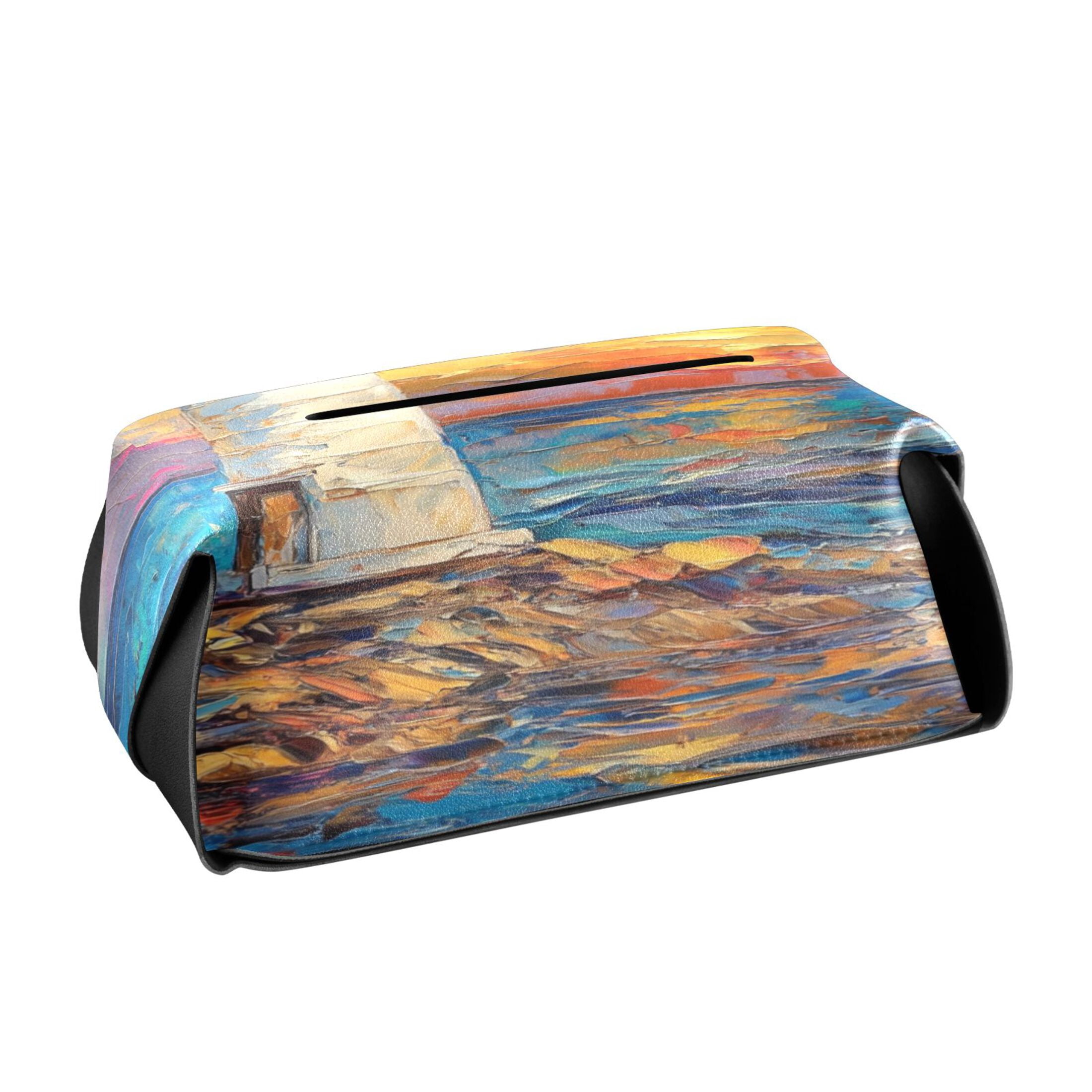 BZSMCE Leatehr Tissue Holders Cute Beacon Of Hope Pattern Tissue box ...