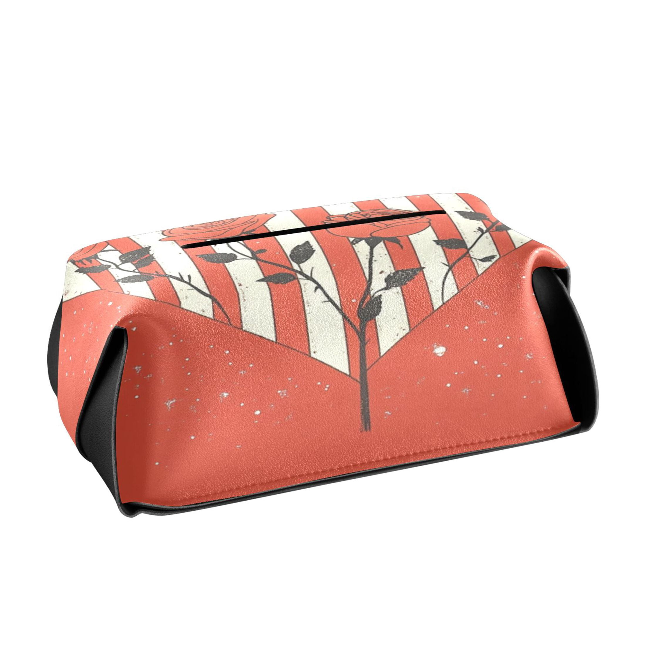 BZSMCE Leatehr Tissue Holders Cute Berry Good Time Pattern Tissue box ...