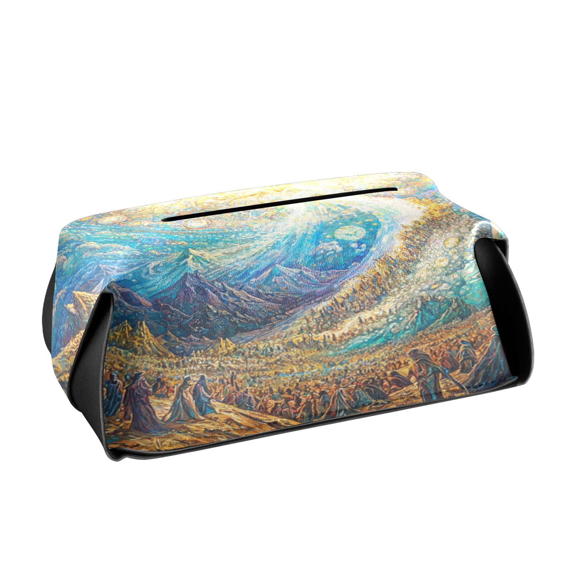 BZSMCE Leatehr Tissue Holders Cute Celestial Radiance Pattern Tissue ...