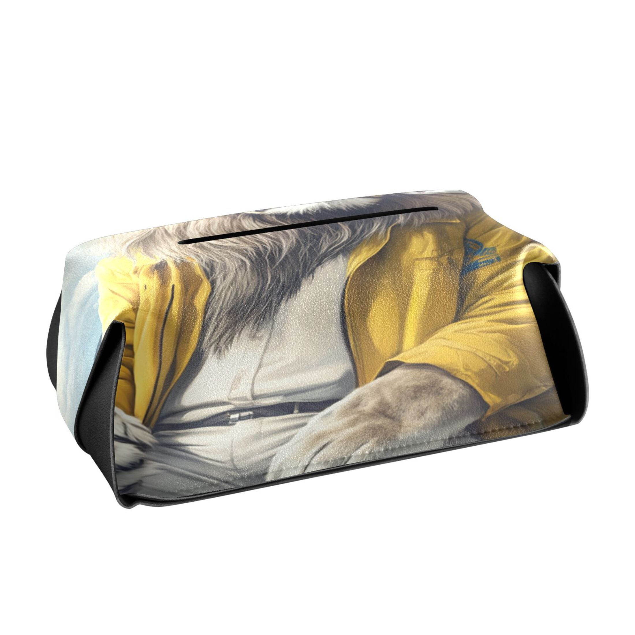 BZSMCE Leatehr Tissue Holders Cute Chill Vibes Only Pattern Tissue box ...