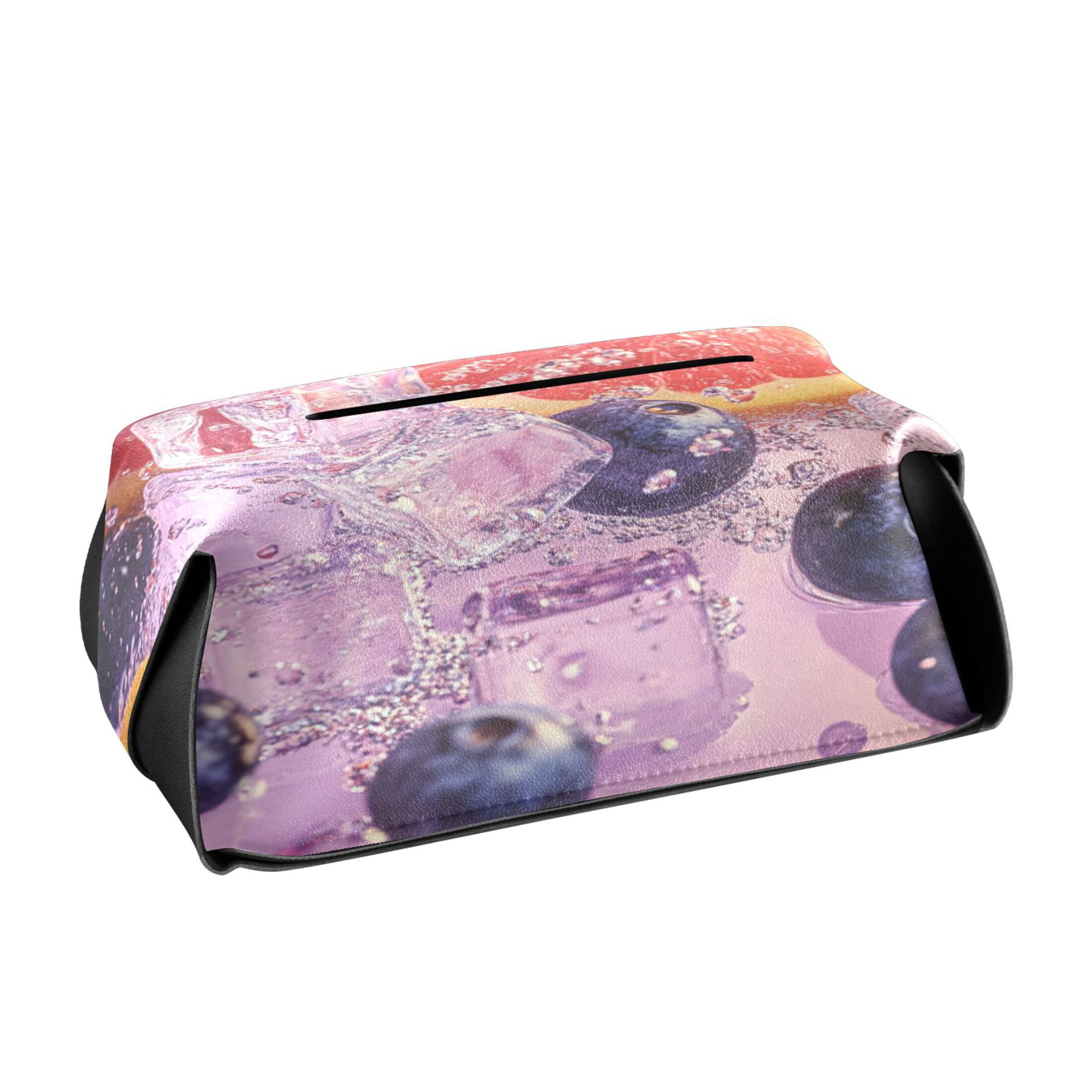 BZSMCE Leatehr Tissue Holders Cute Citrus Cascade Pattern Tissue box - Walmart.com