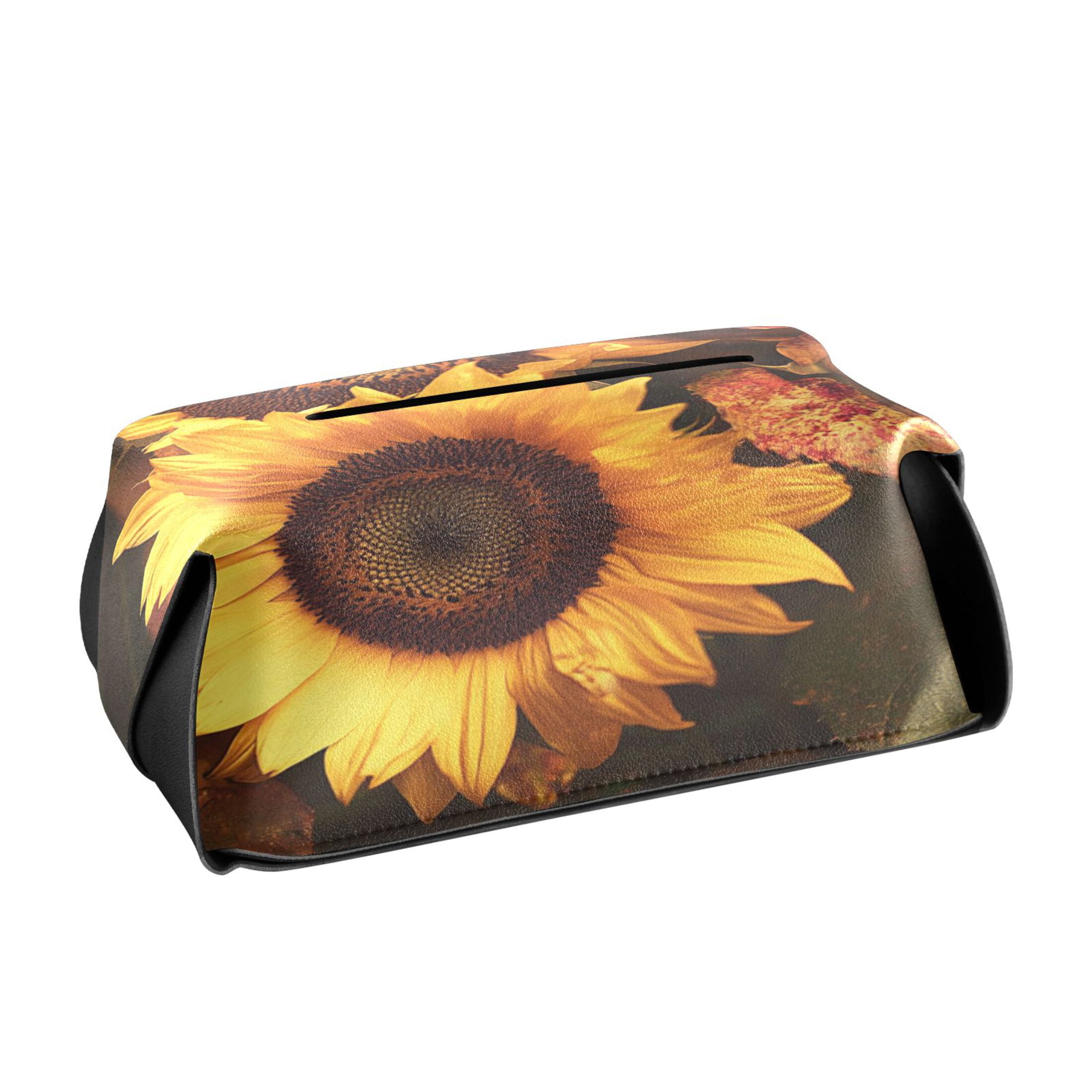 BZSMCE Leatehr Tissue Holders Cute Colorful Cub Felines Pattern Tissue ...