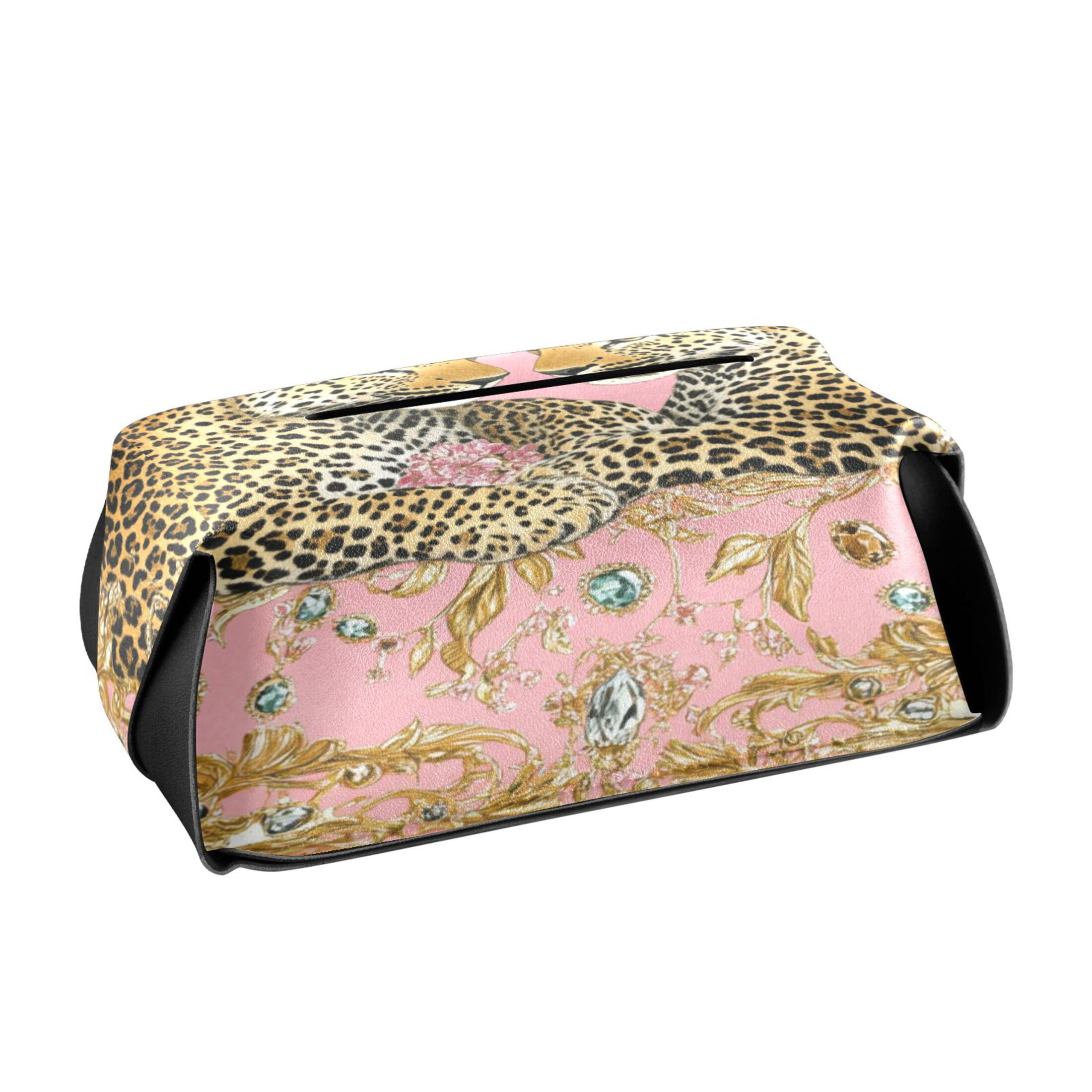 BZSMCE Leatehr Tissue Holders Cute Jewel-toned Love Pattern Tissue box ...